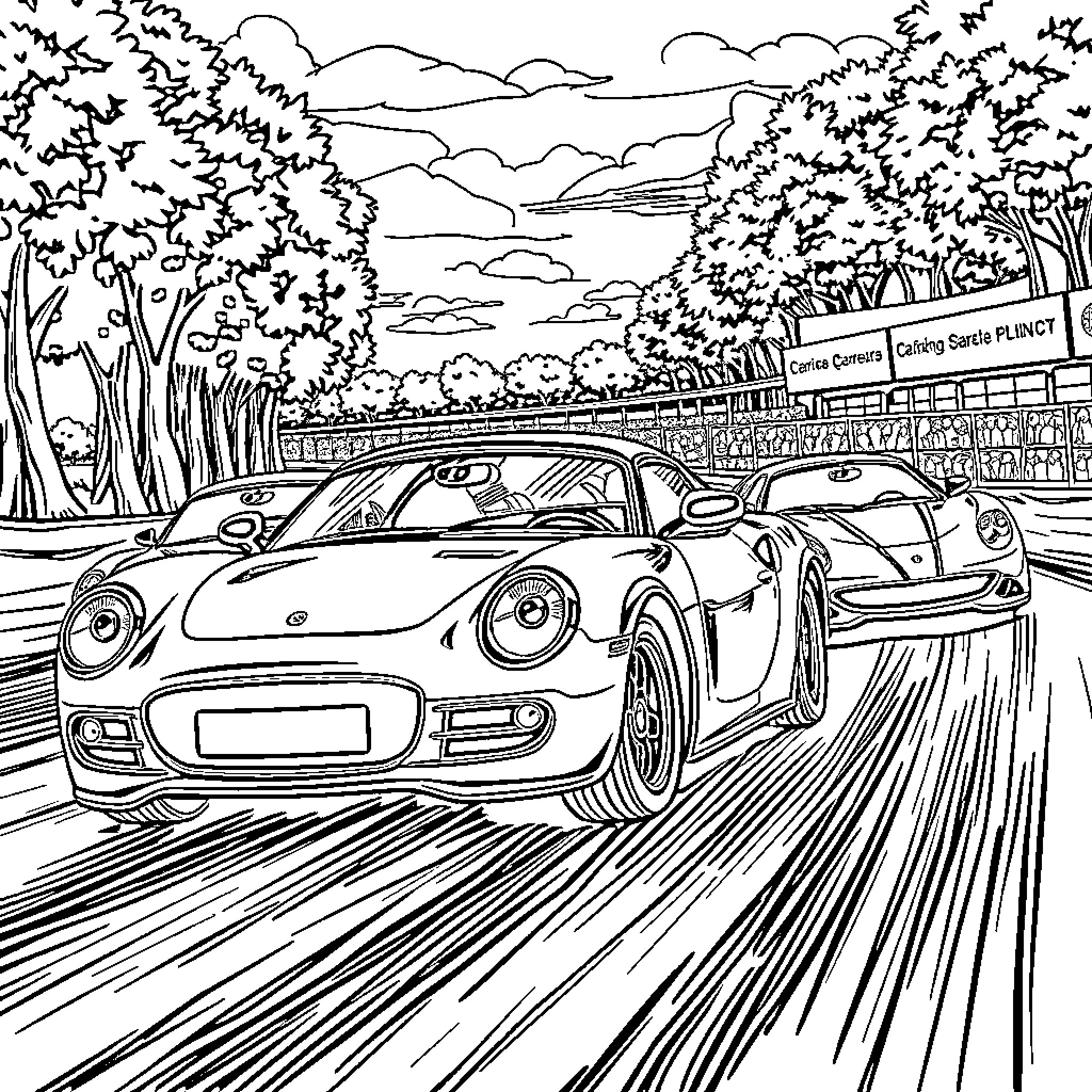 Best Race Car Coloring Pages (Free Printable PDF)