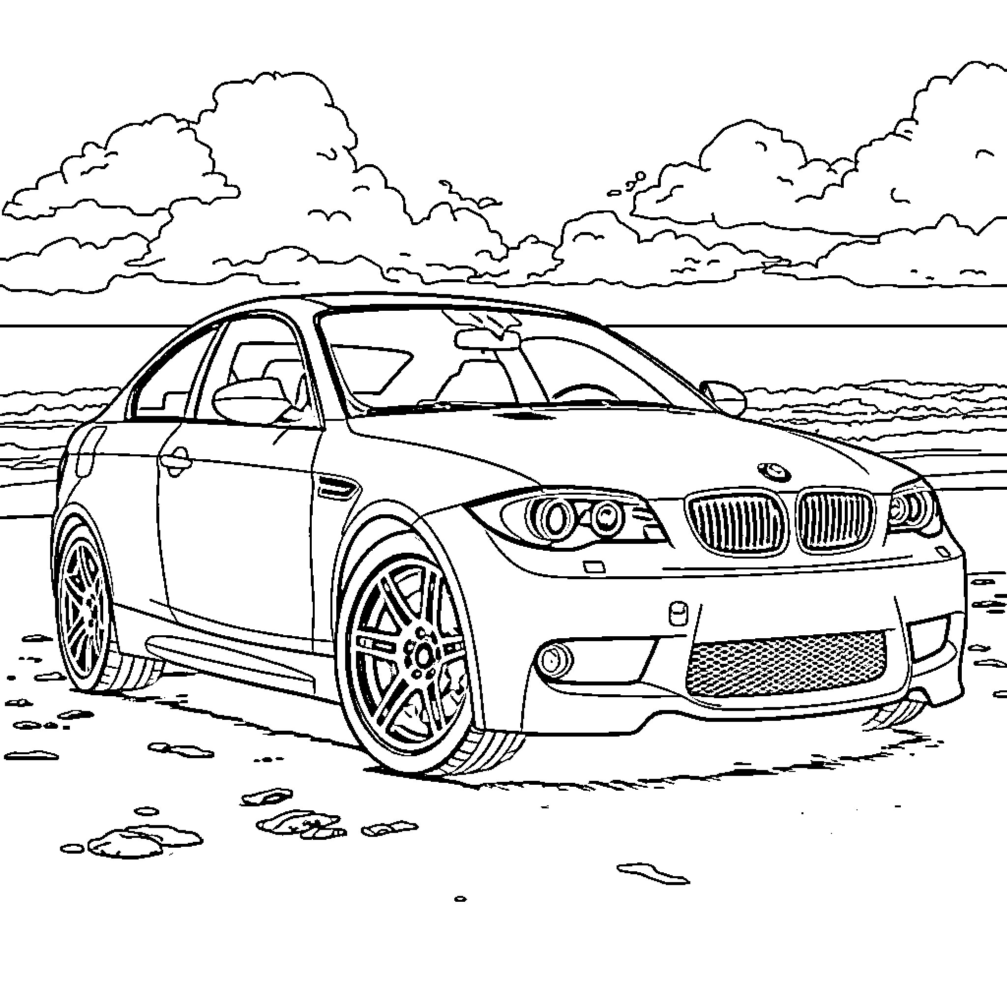 Best BMW M3 Coloring Pages (Free Printable PDF)
