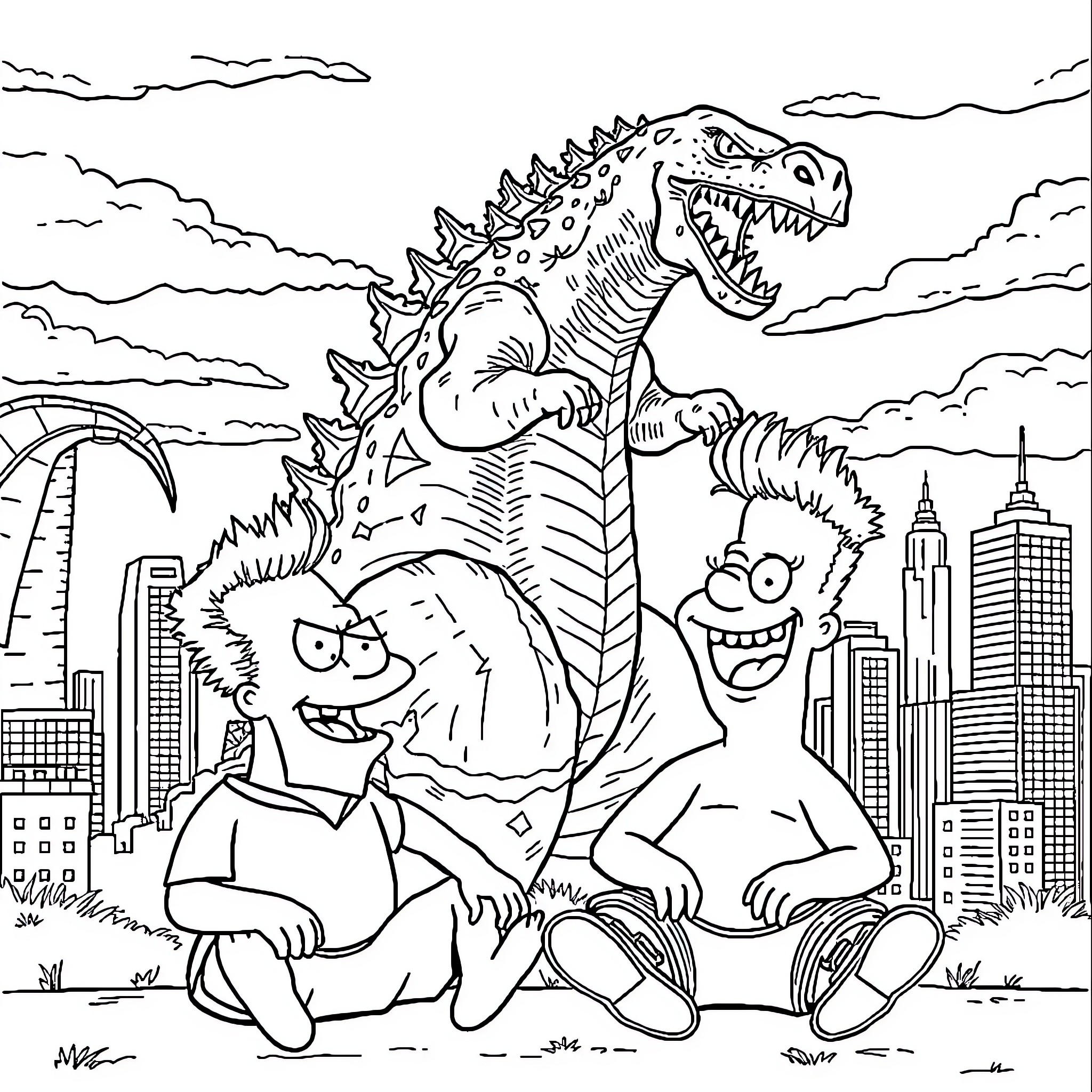 19 Best Beavis and Butthead Coloring Pages (Free Printable PDFs)