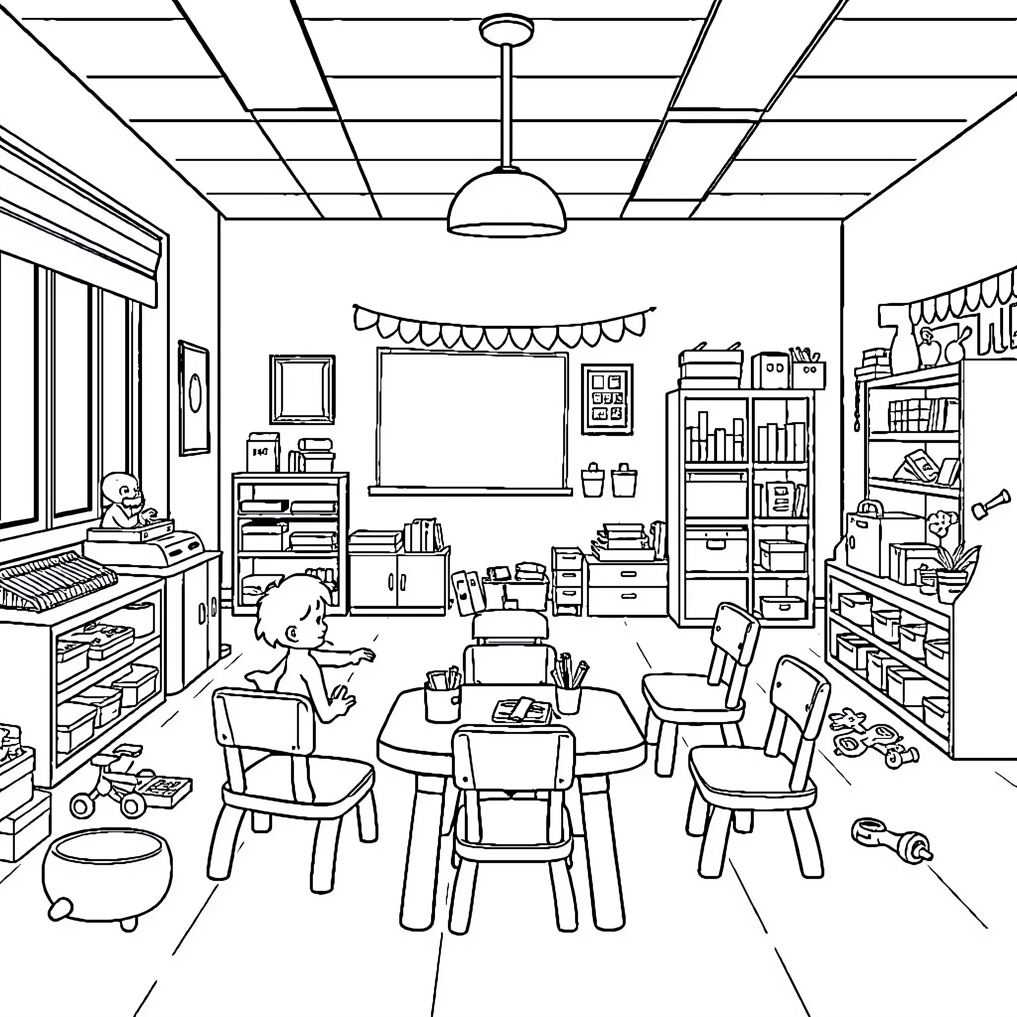 Best Daycare Coloring Pages (Free Printable PDF)