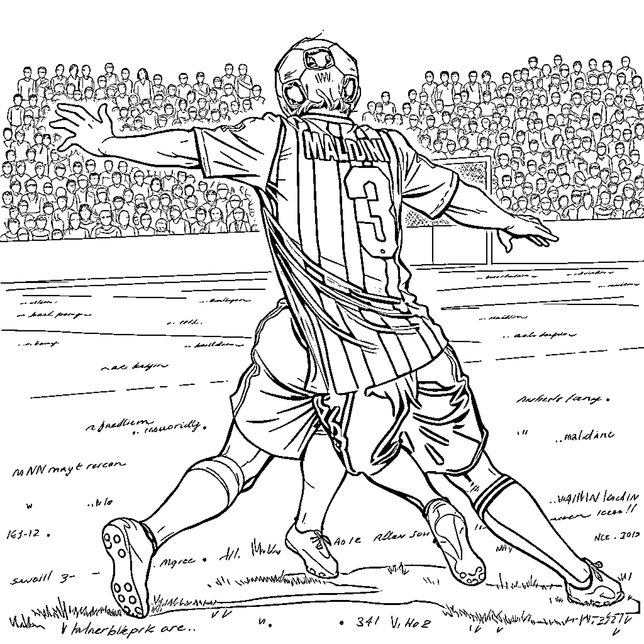 Best Paolo Maldini Coloring Pages (Free Printable PDF)