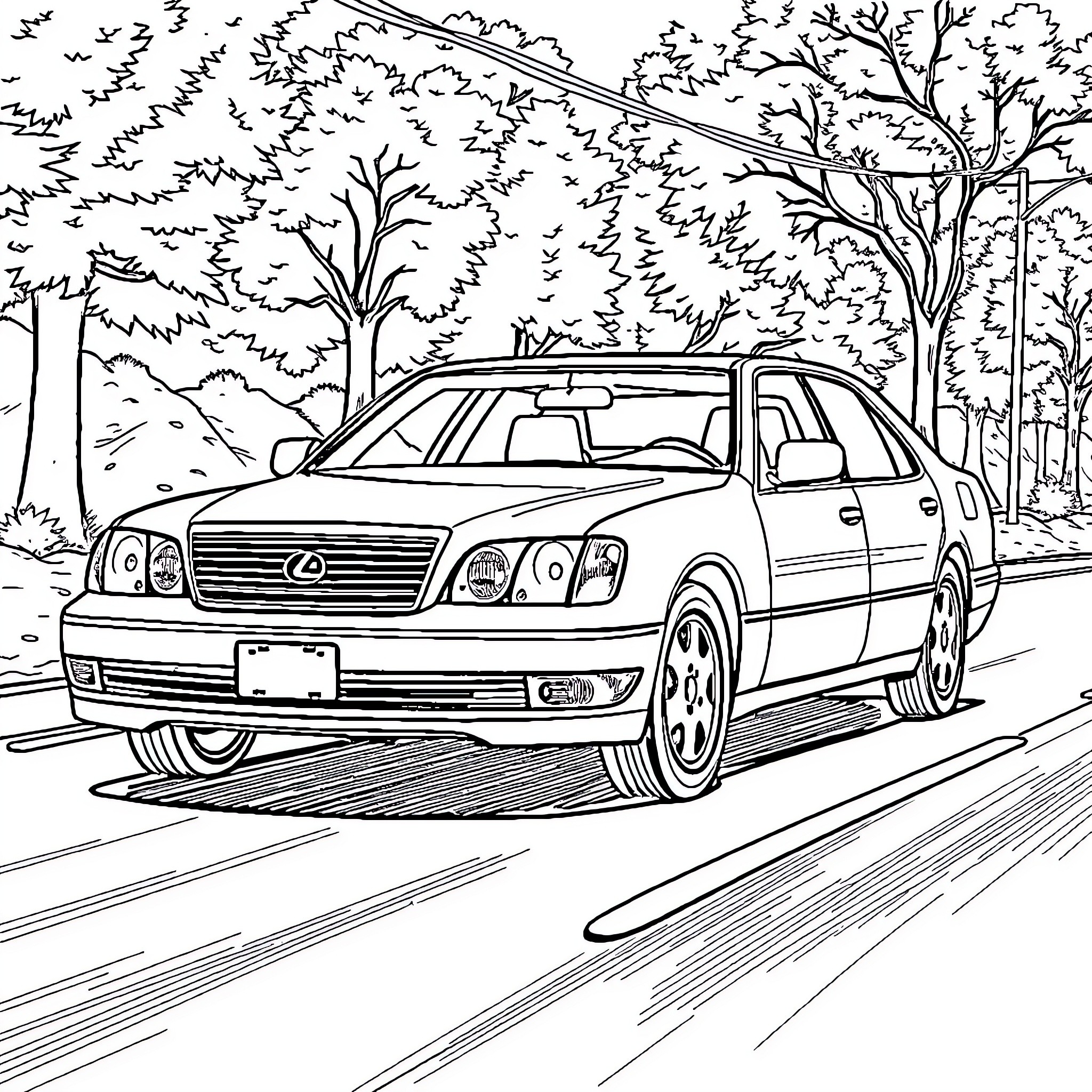 Best Lexus Coloring Pages (Free Printable PDF)