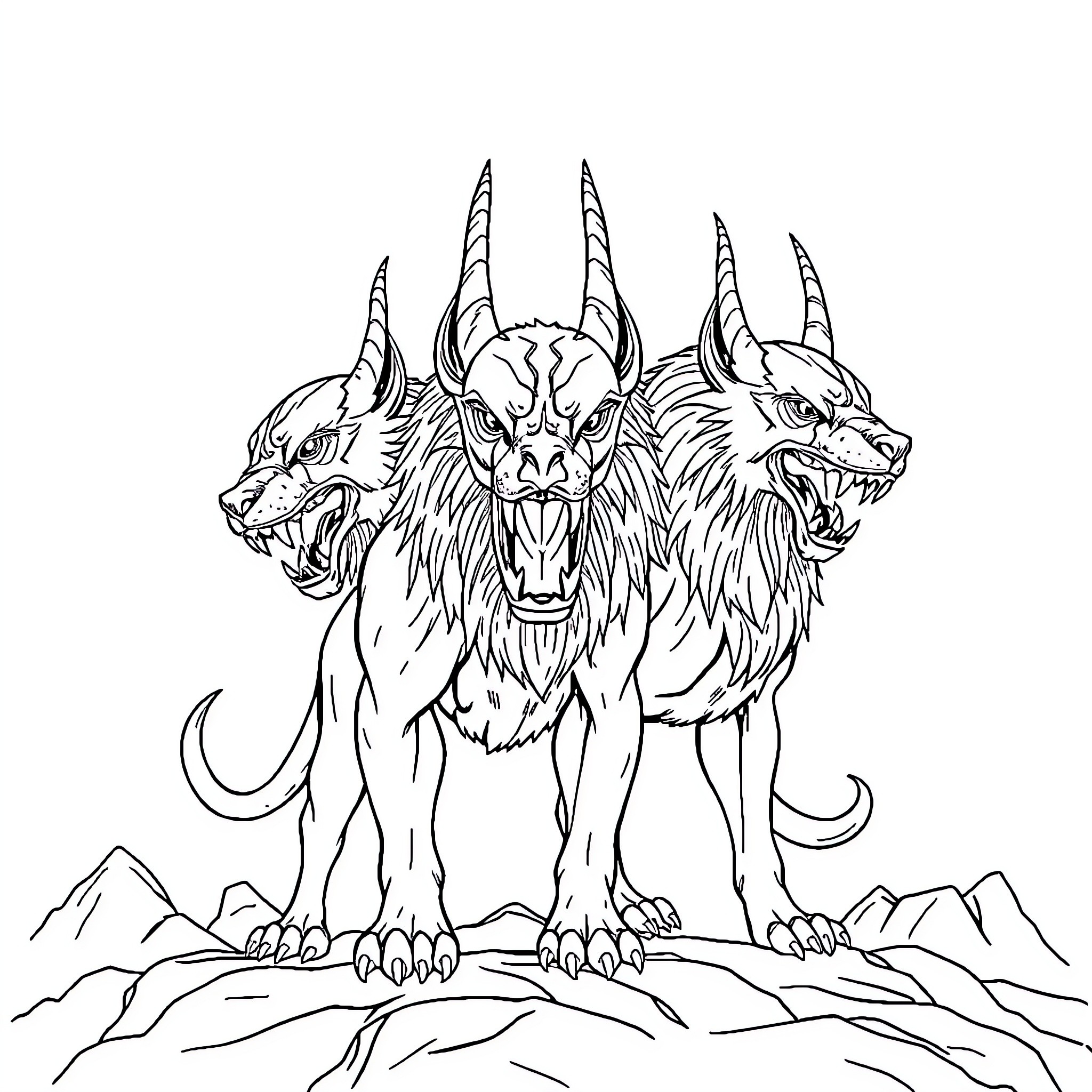 Best Cerberus Coloring Pages (Free Printable PDF)