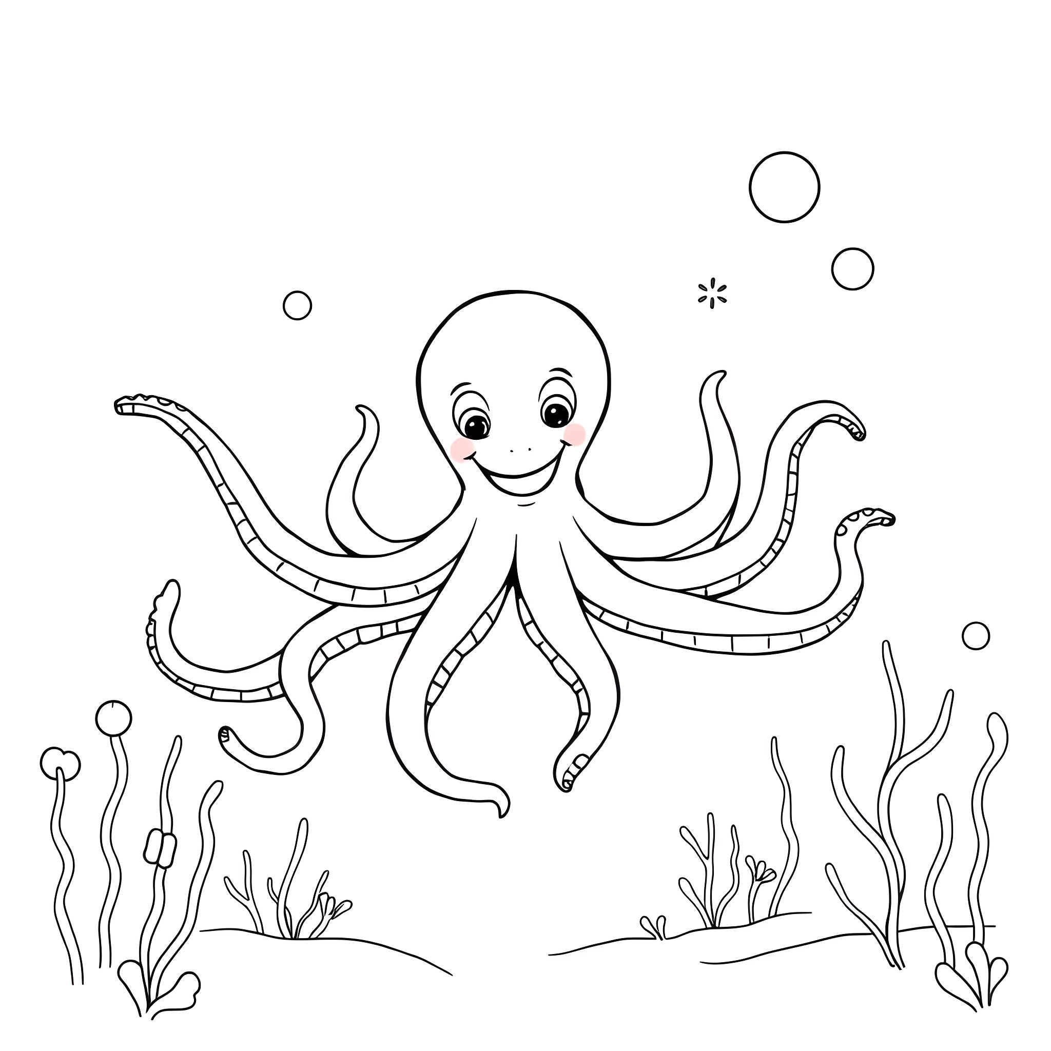 100 Best Octopus Coloring Pages (Free Printable PDFs)