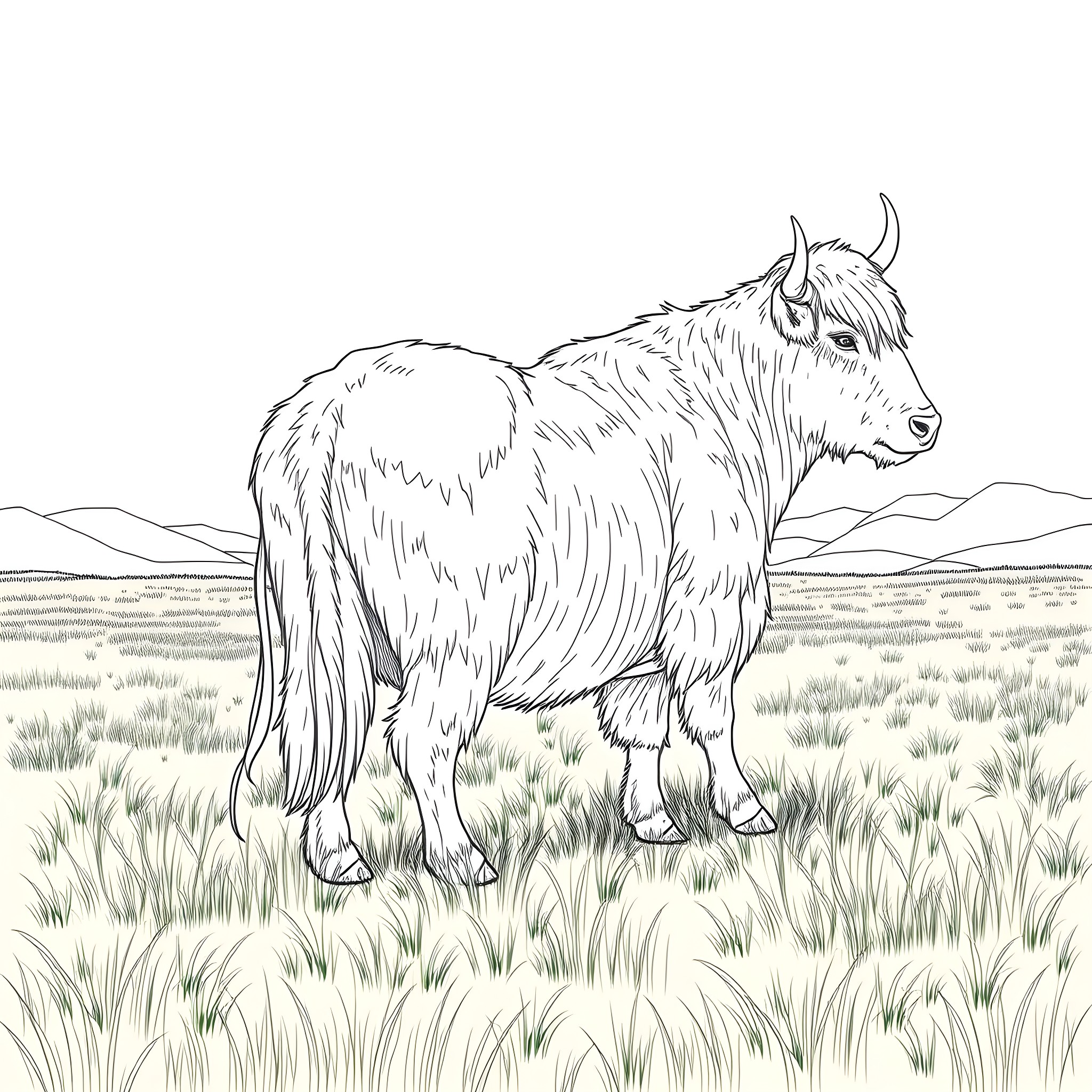 Best Yak Coloring Pages (Free Printable PDF)