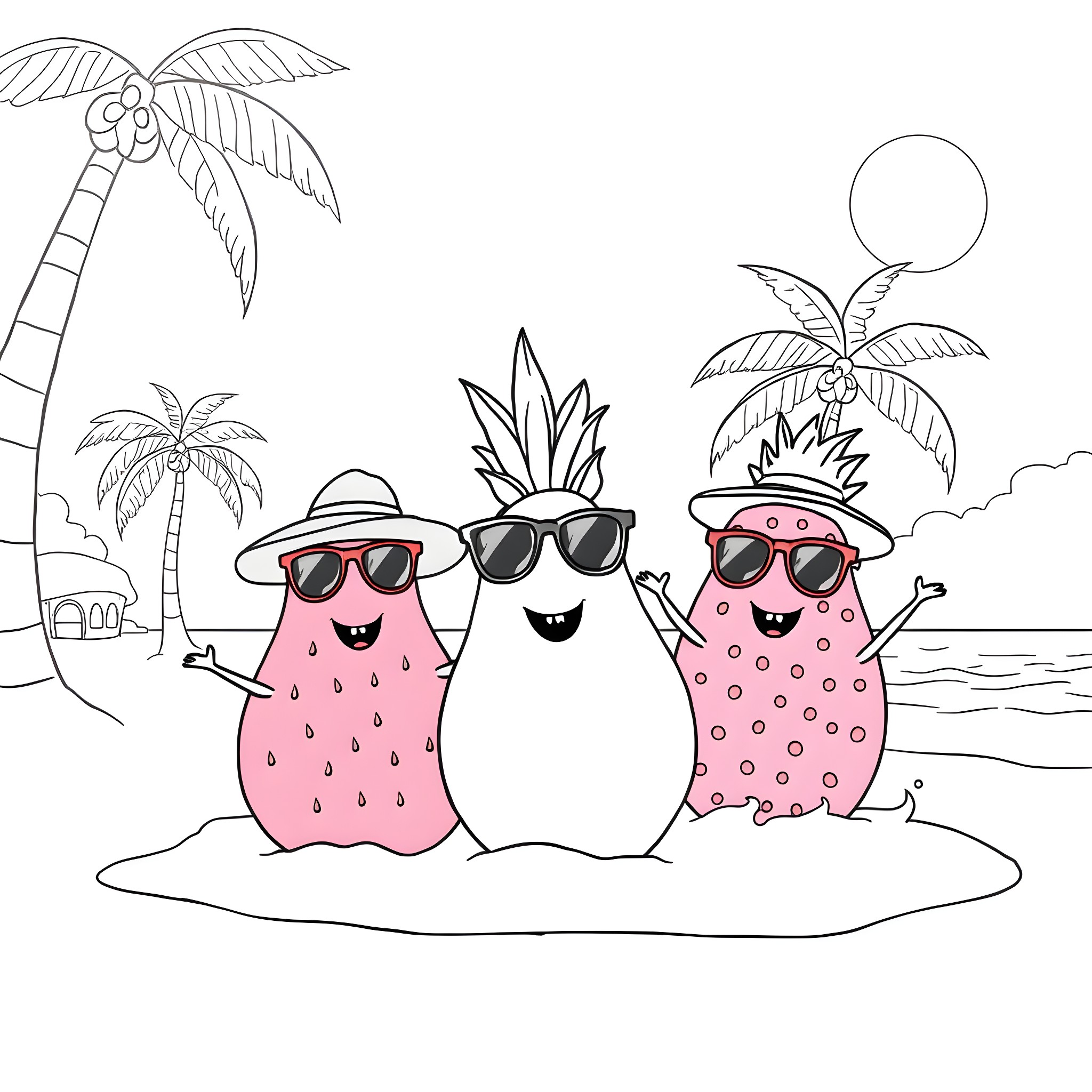 49 Best Fruit Coloring Pages (Free Printable PDFs)