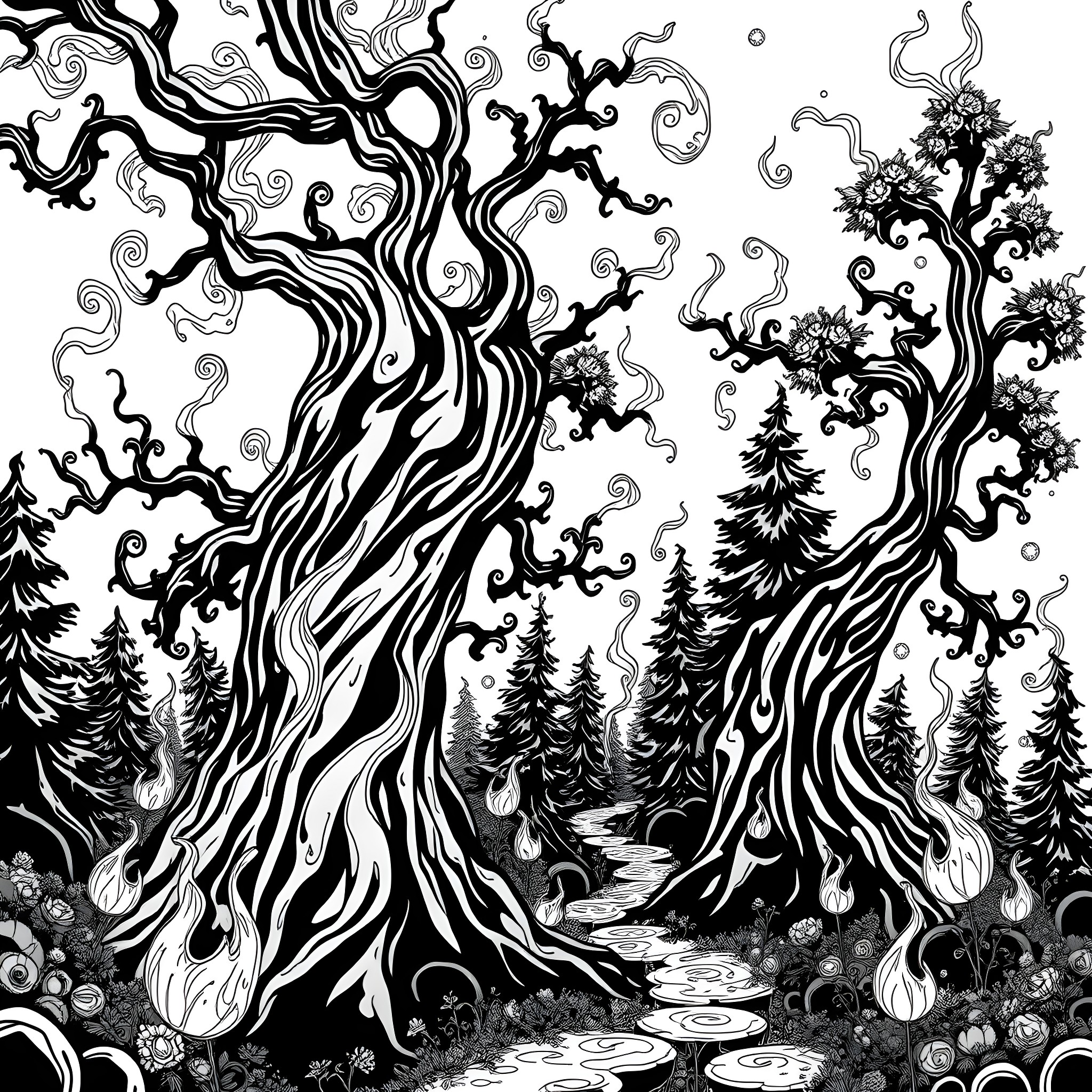 129 Best Forest Coloring Pages (Free Printable PDFs)
