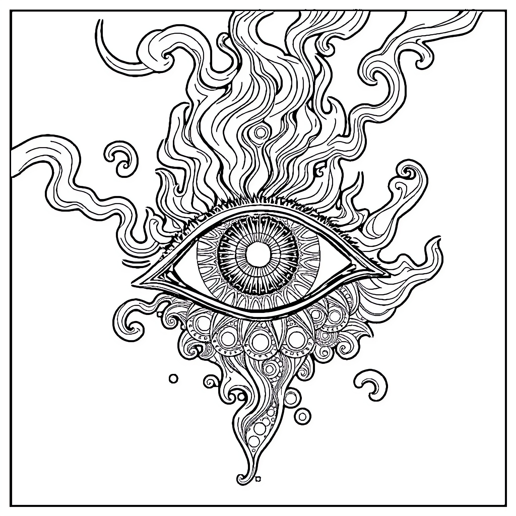 Best Eye Coloring Pages (Free Printable PDF)