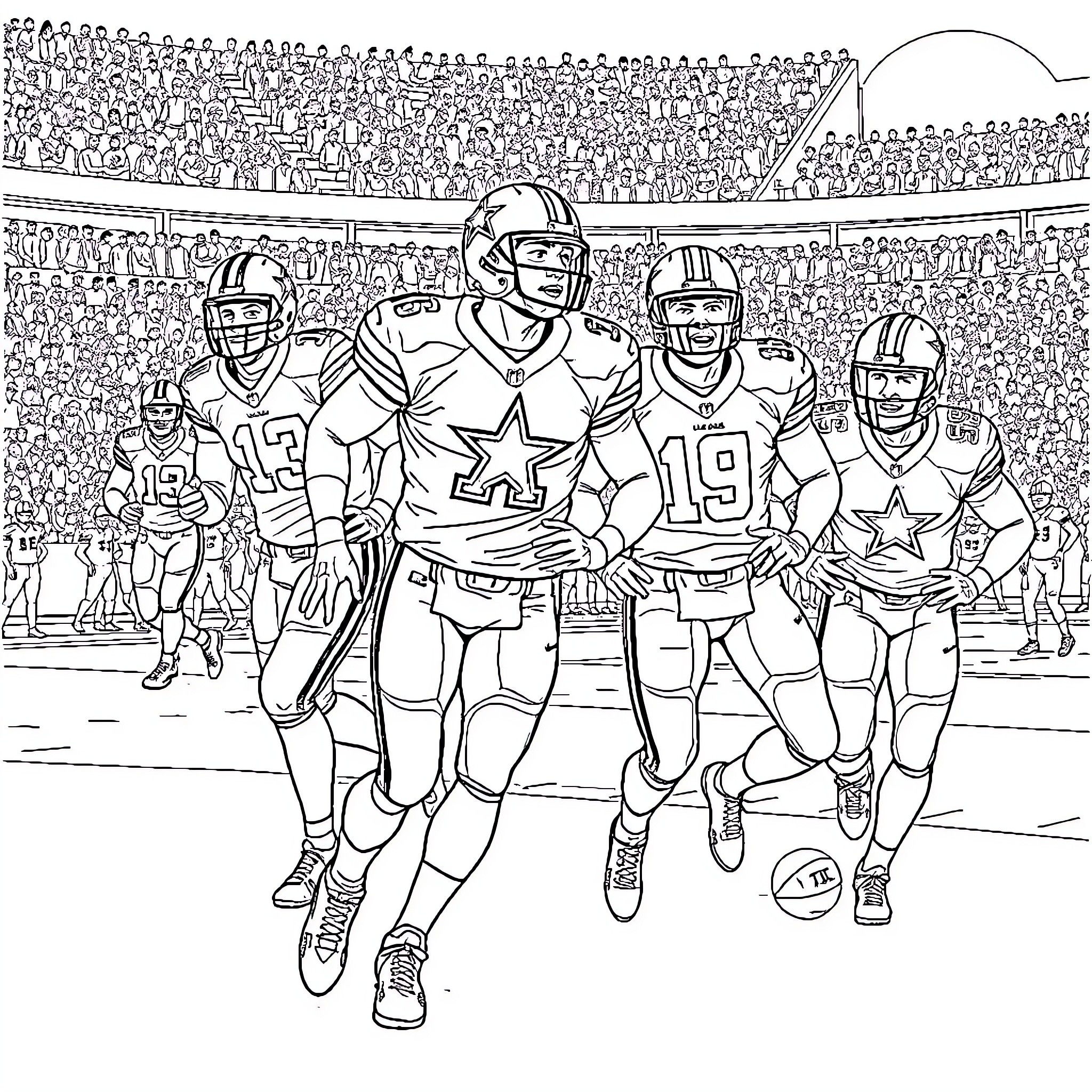Best Dallas Cowboys Coloring Pages (Free Printable PDF)