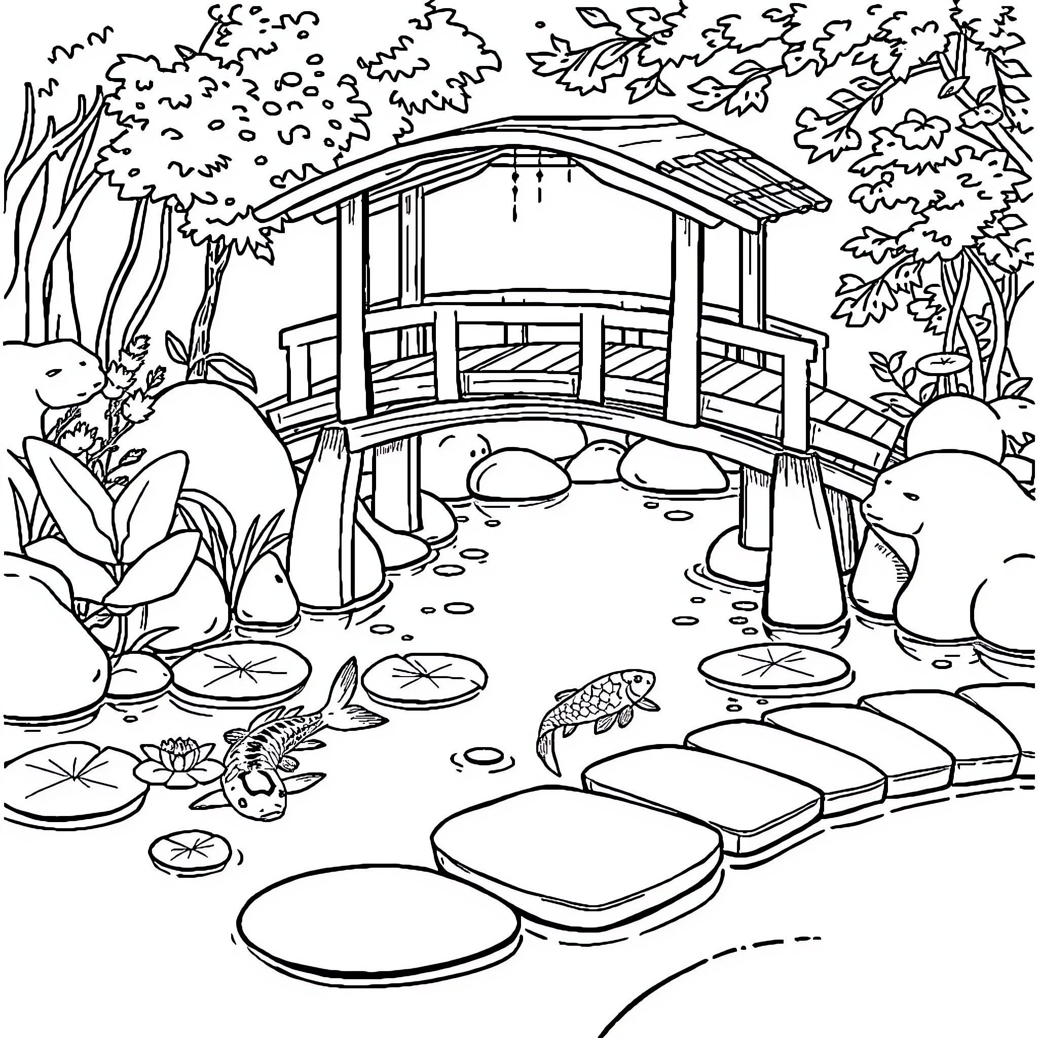 Best Bridge Coloring Pages (Free Printable PDF)
