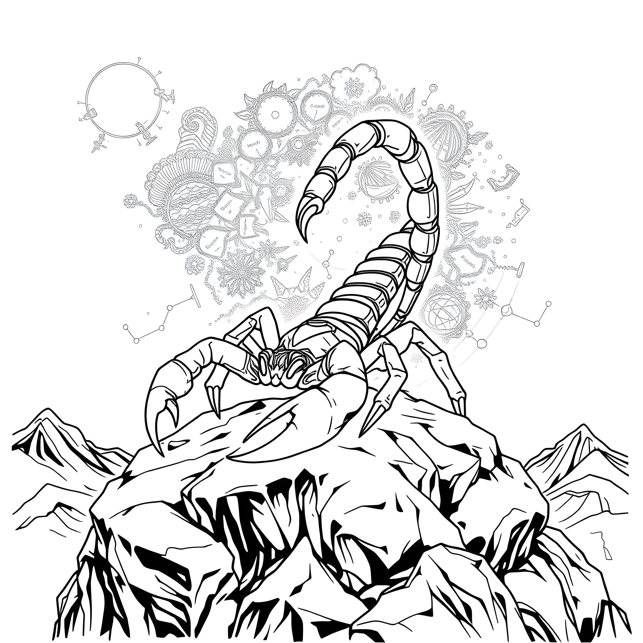 Best Scorpio Coloring Pages (Free Printable PDF)