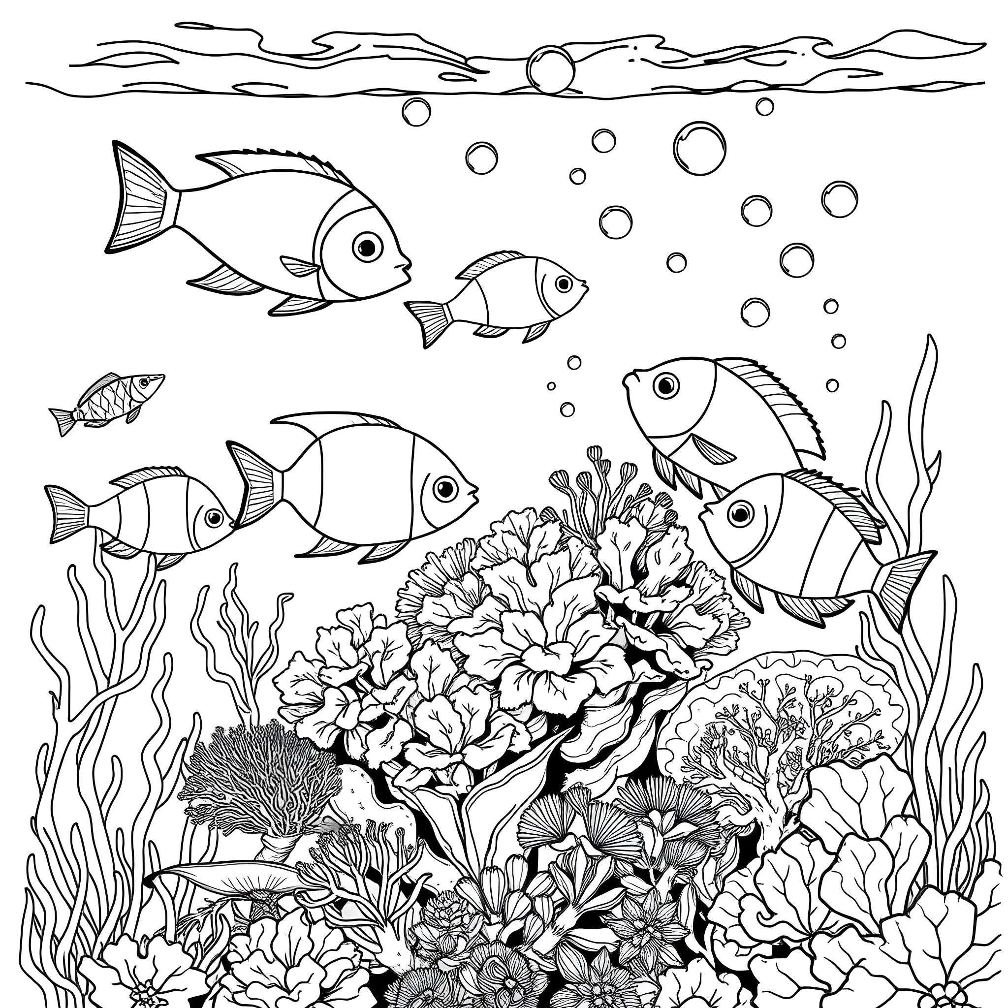 133 Best Fish Coloring Pages (Free Printable PDFs)