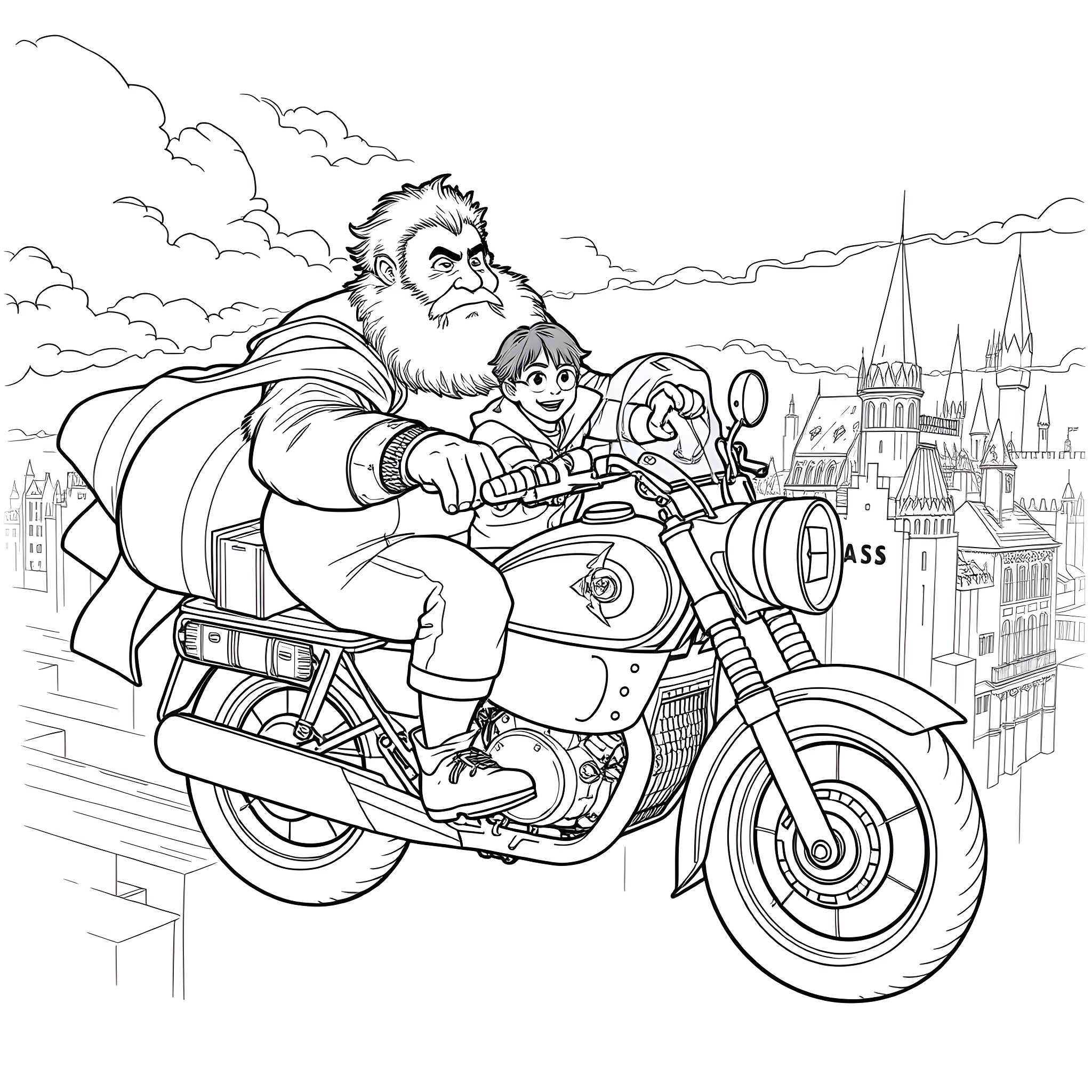 Best Hagrid Coloring Pages (Free Printable PDF)