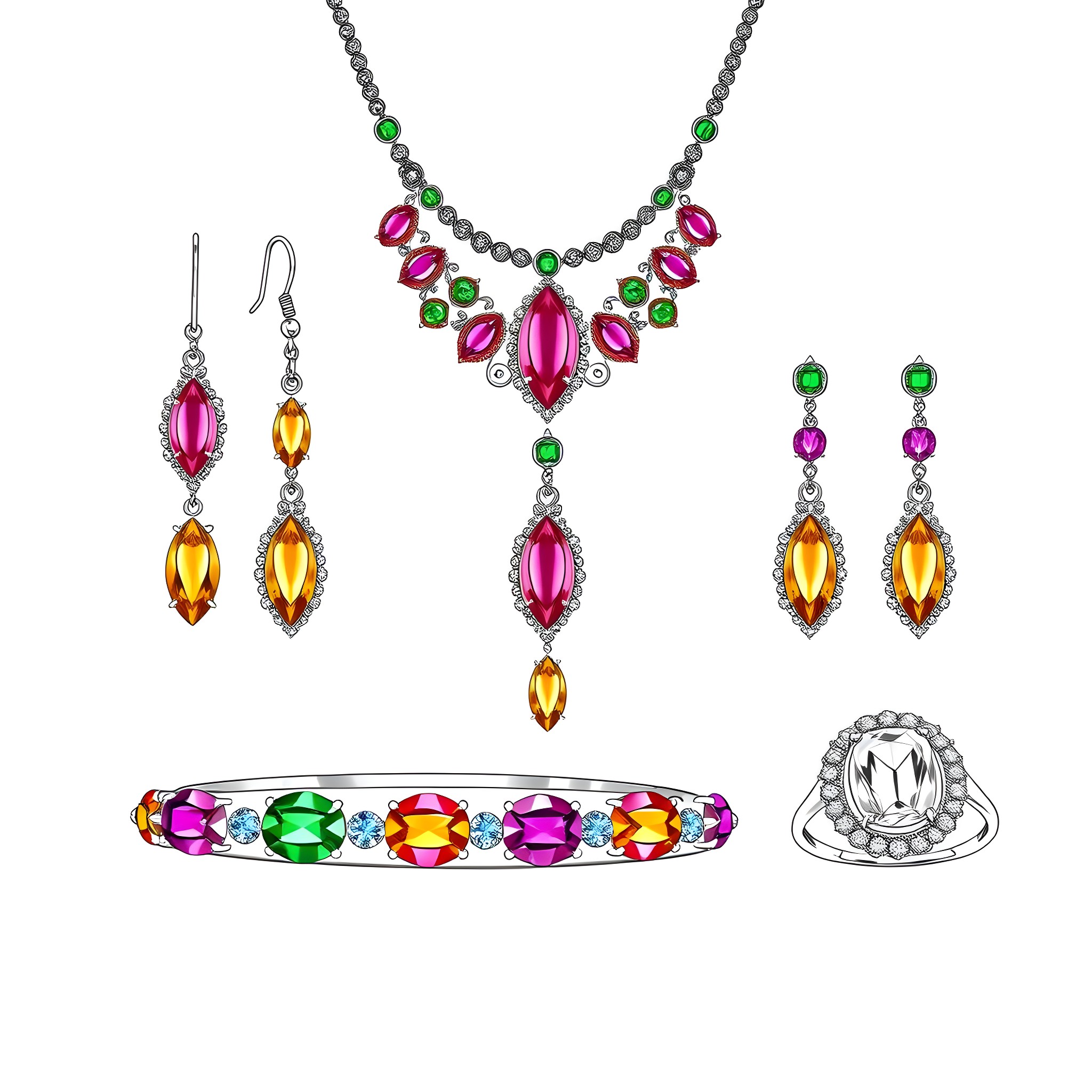 Best Gemstone Coloring Pages (Free Printable PDF)