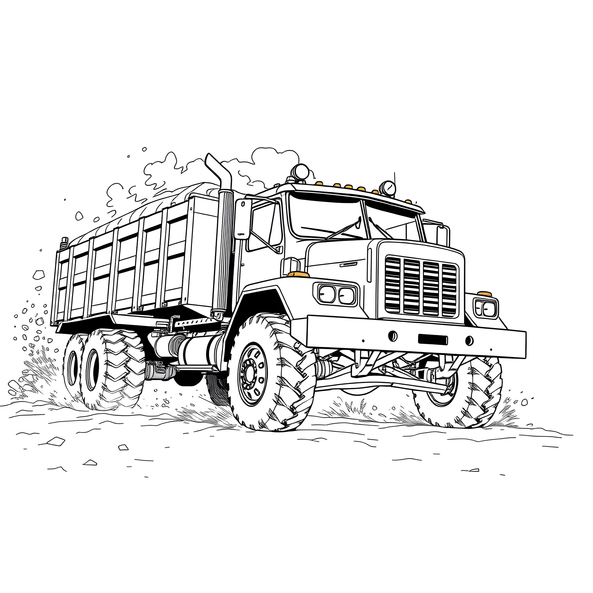 15 Best Hauling Coloring Pages (Free Printable PDFs)