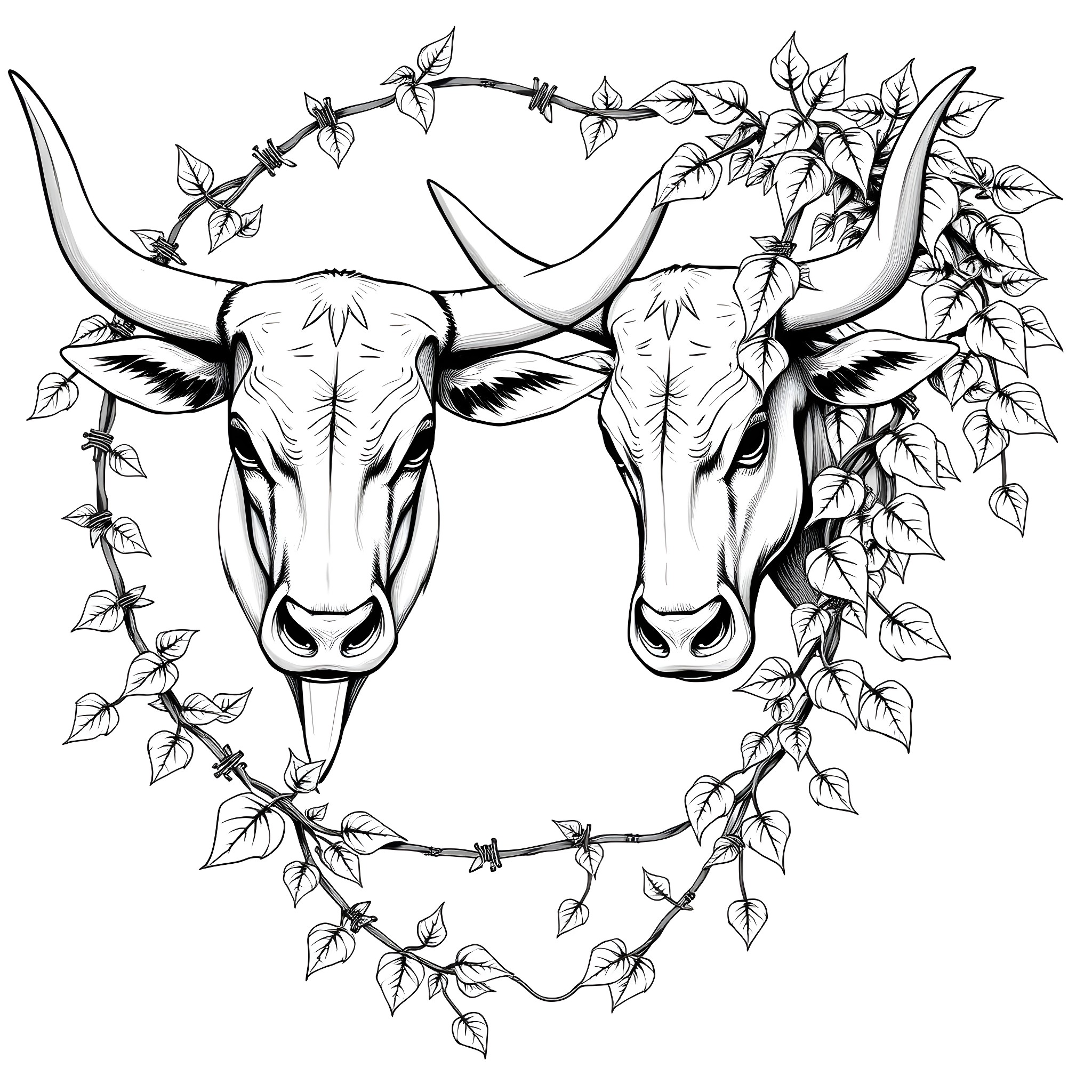Best Longhorn Coloring Pages (Free Printable PDF)