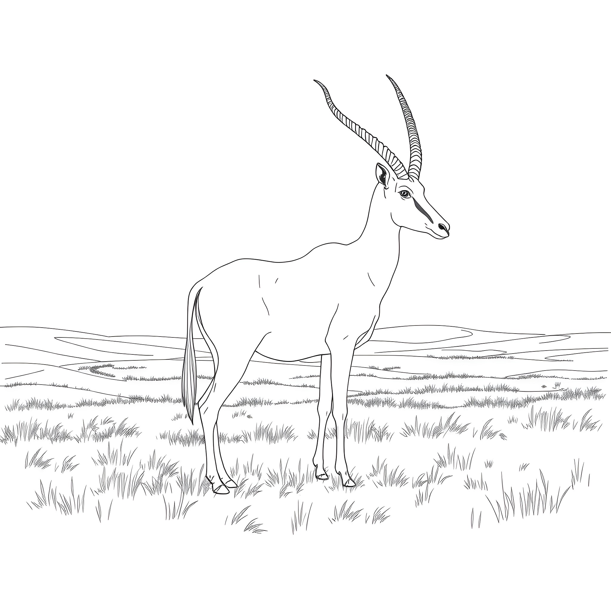 Best Oryx Coloring Pages (Free Printable PDF)
