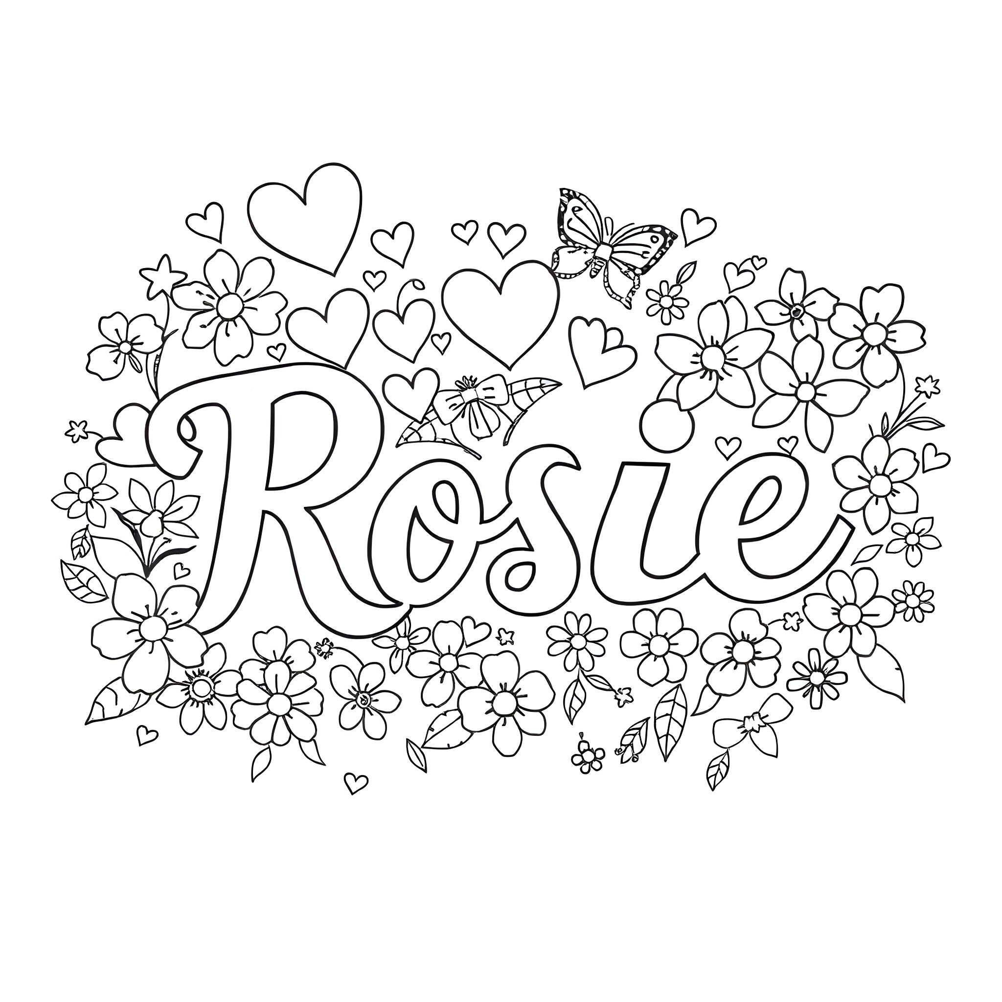 Best Rosie Coloring Pages (Free Printable PDF)