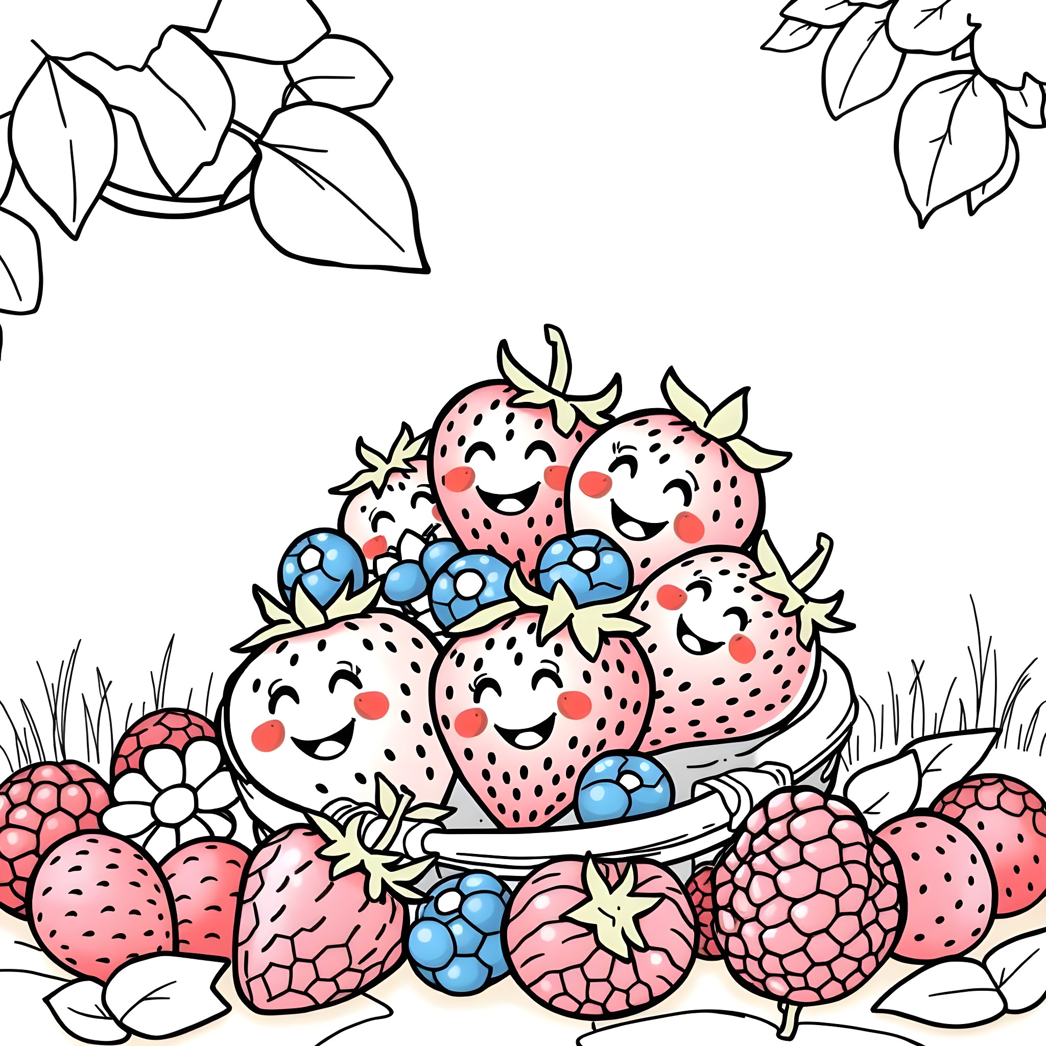 5 Best Berry Coloring Pages (Free Printable PDFs)