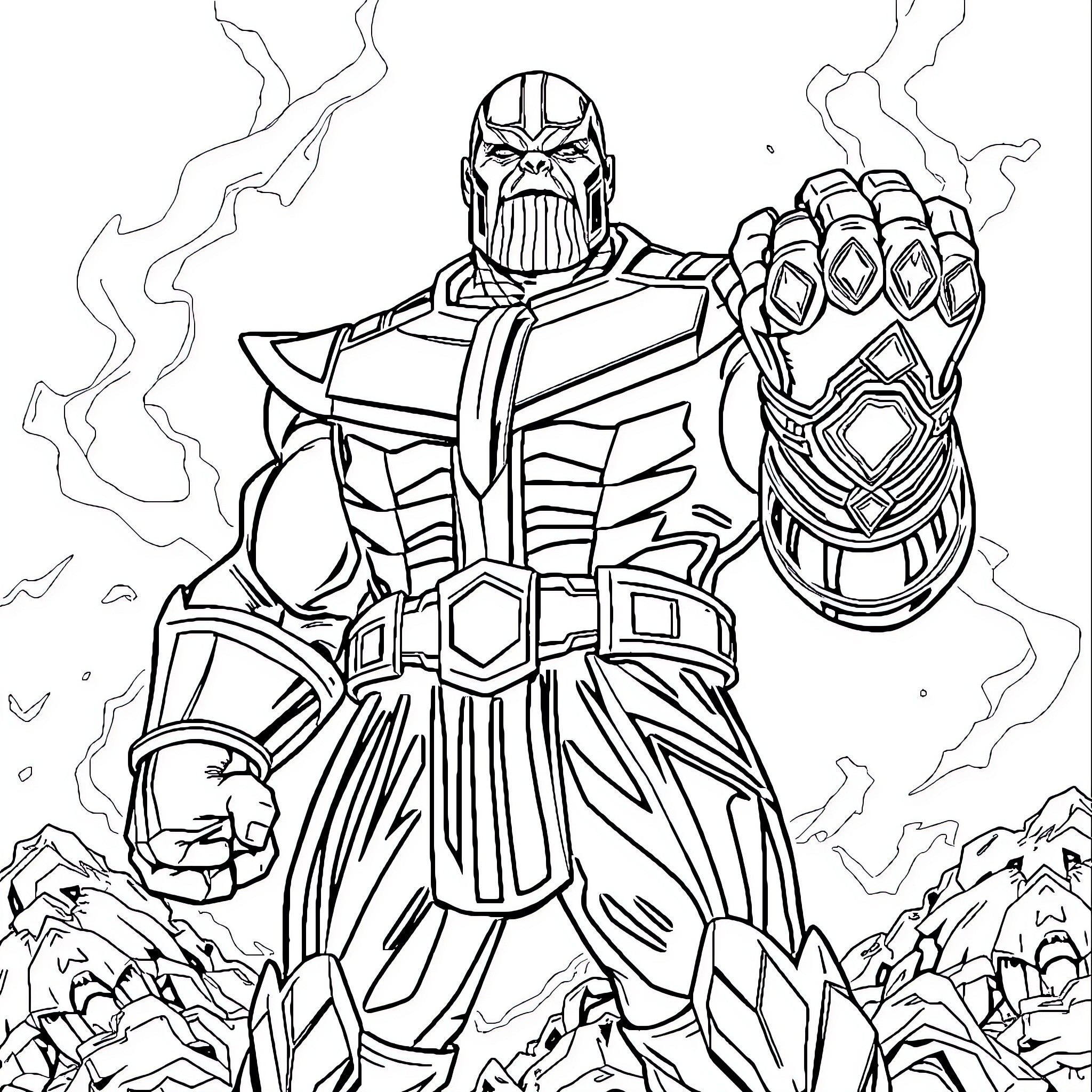 Best Thanos Coloring Pages (Free Printable PDF)