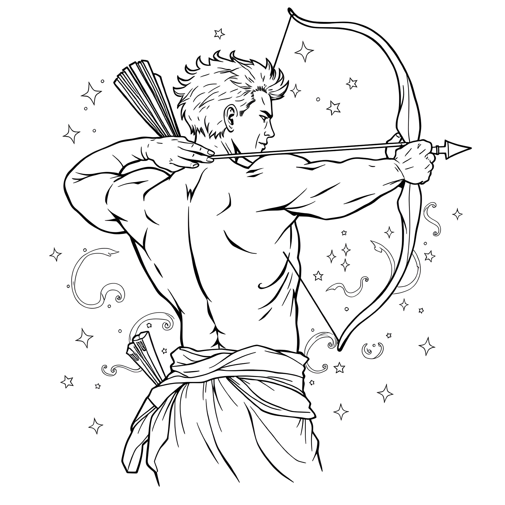 40 Best Archer Coloring Pages (Free Printable PDFs)