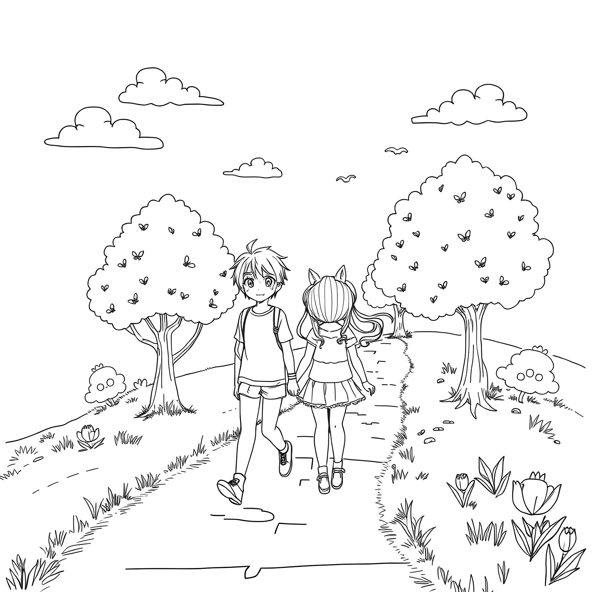 86 Best Anime Coloring Pages (Free Printable PDFs)