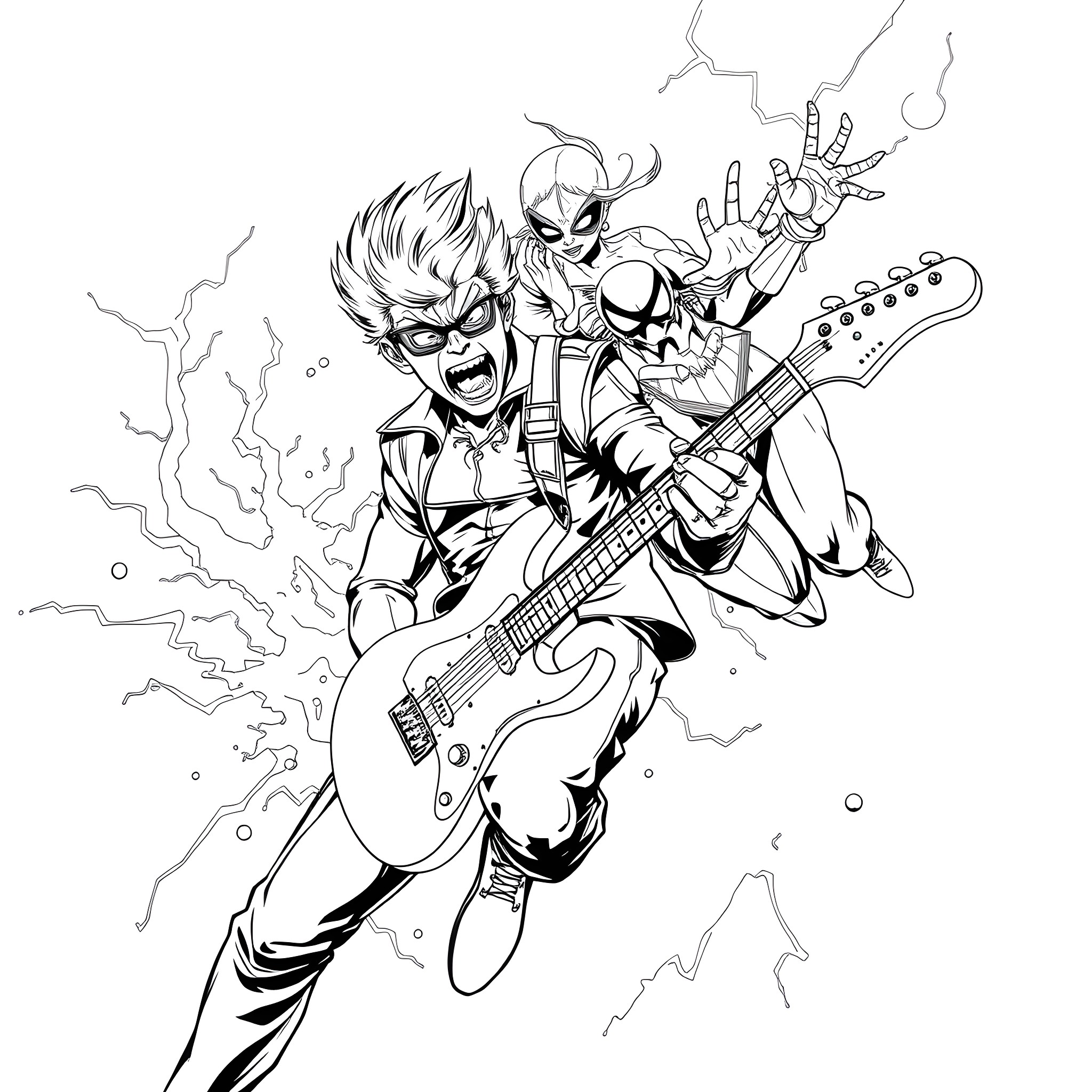 Best Eddie Munson Coloring Pages (Free Printable PDF)