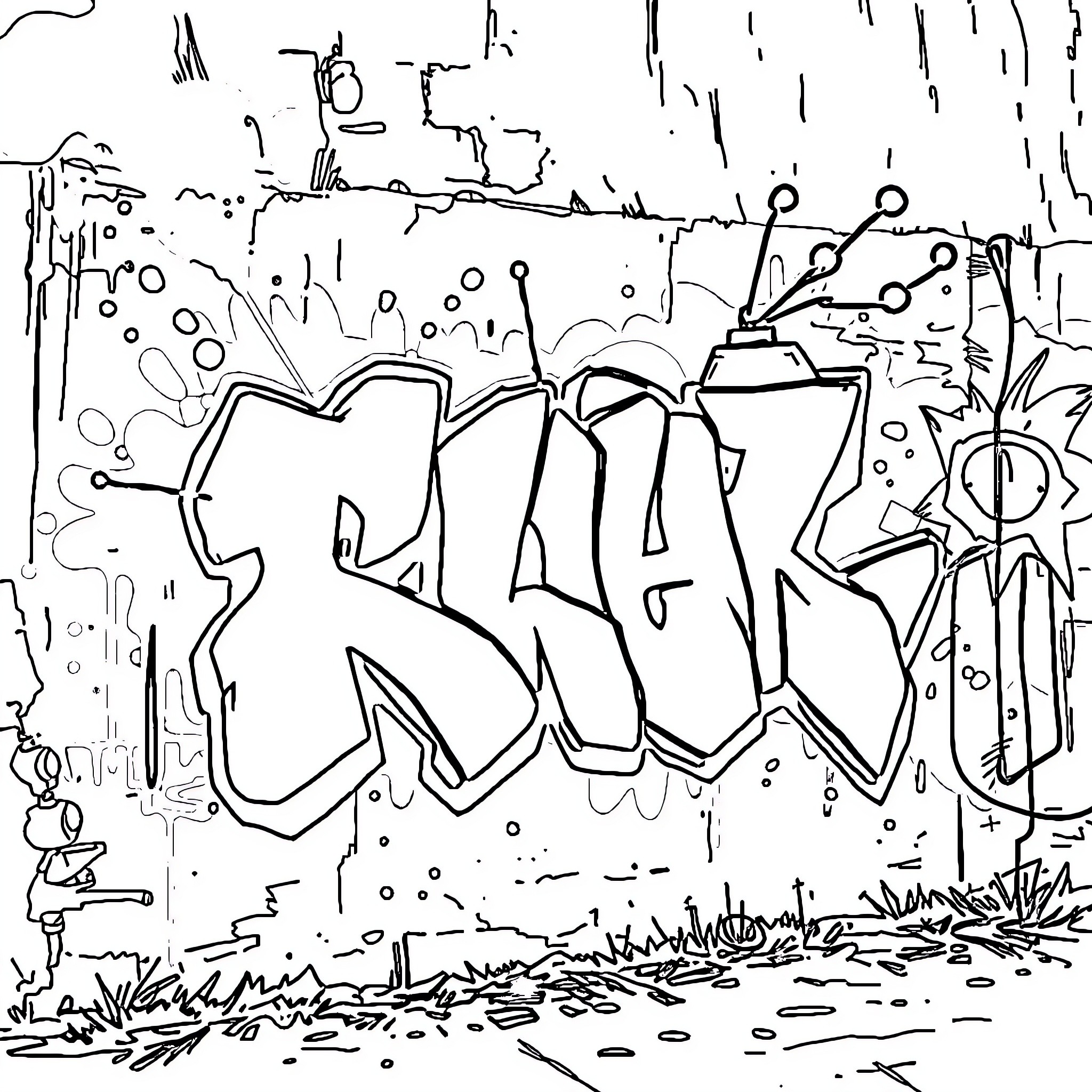 Best Spray Can Coloring Pages (Free Printable PDF)