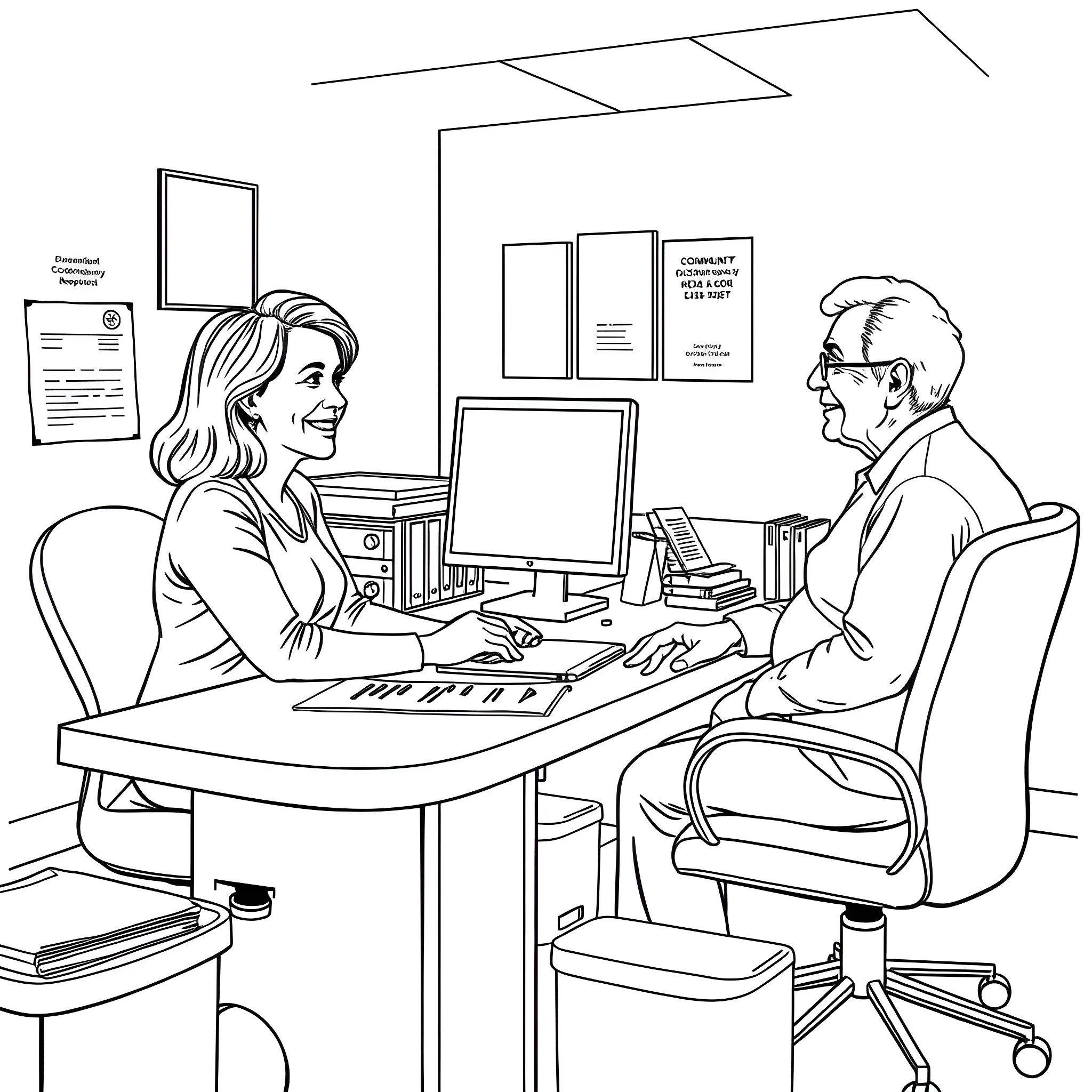 2 Best Senior Center Coordinator Coloring Pages (Free Printable PDFs)