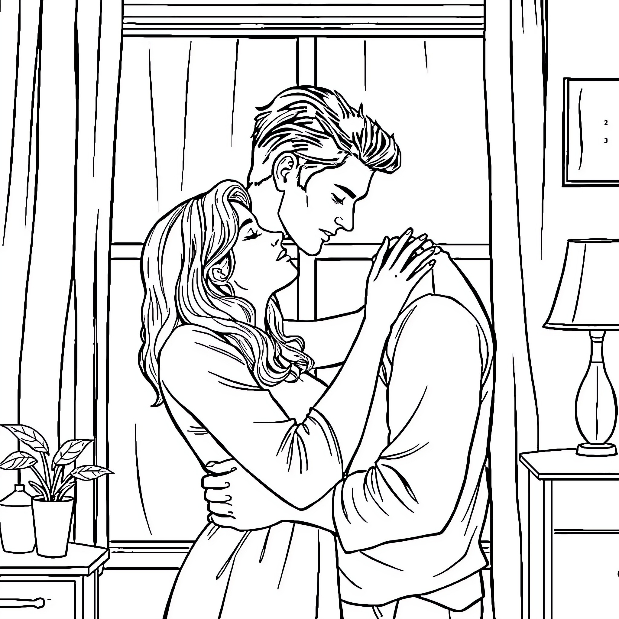 Best Man and Woman Coloring Pages (Free Printable PDF)