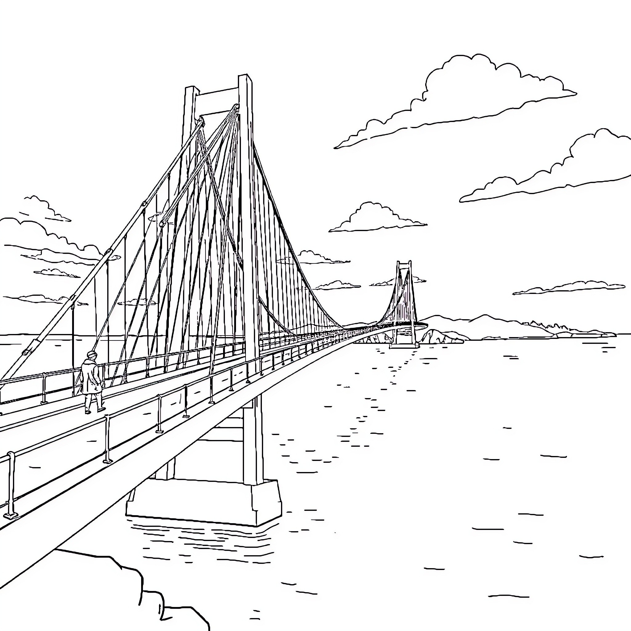 Best Bridge Coloring Pages (Free Printable PDF)