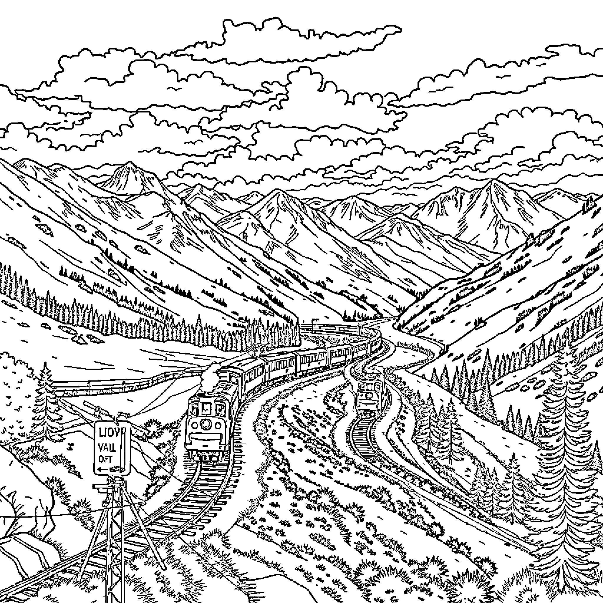 Best Vigezzina Centovalli Railroad Coloring Pages (Free Printable PDF)