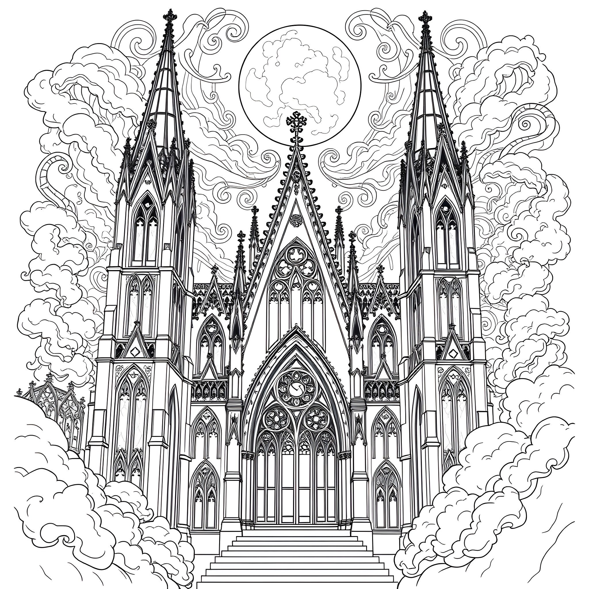 Best Gothic Coloring Pages (Free Printable PDF)