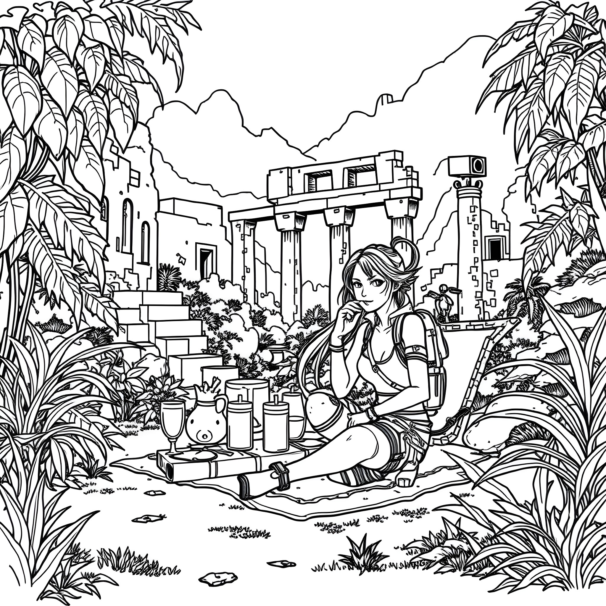 Best Lara Croft Coloring Pages (Free Printable PDF)