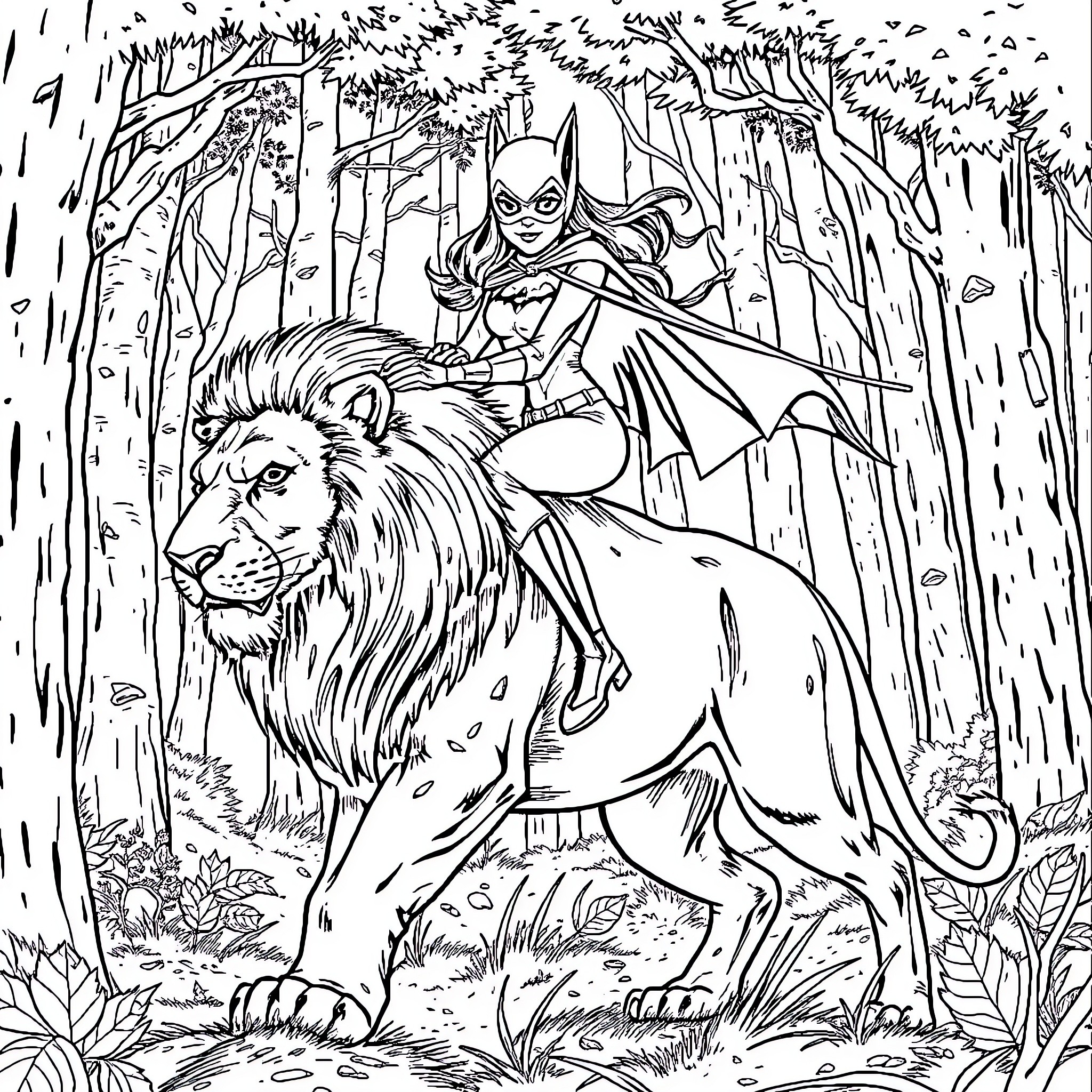 55 Best Batgirl Coloring Pages (Free Printable PDFs)