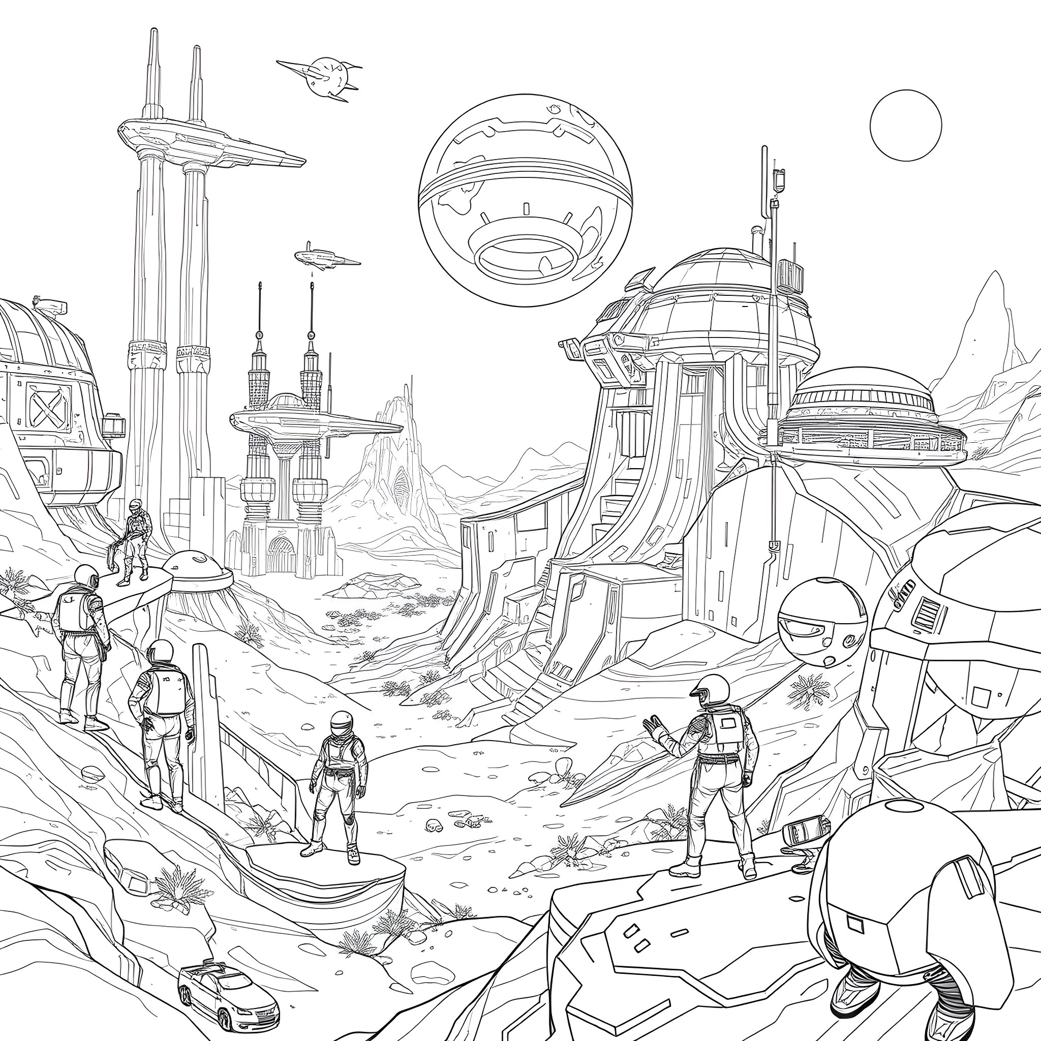 Best Mars Coloring Pages (Free Printable PDF)