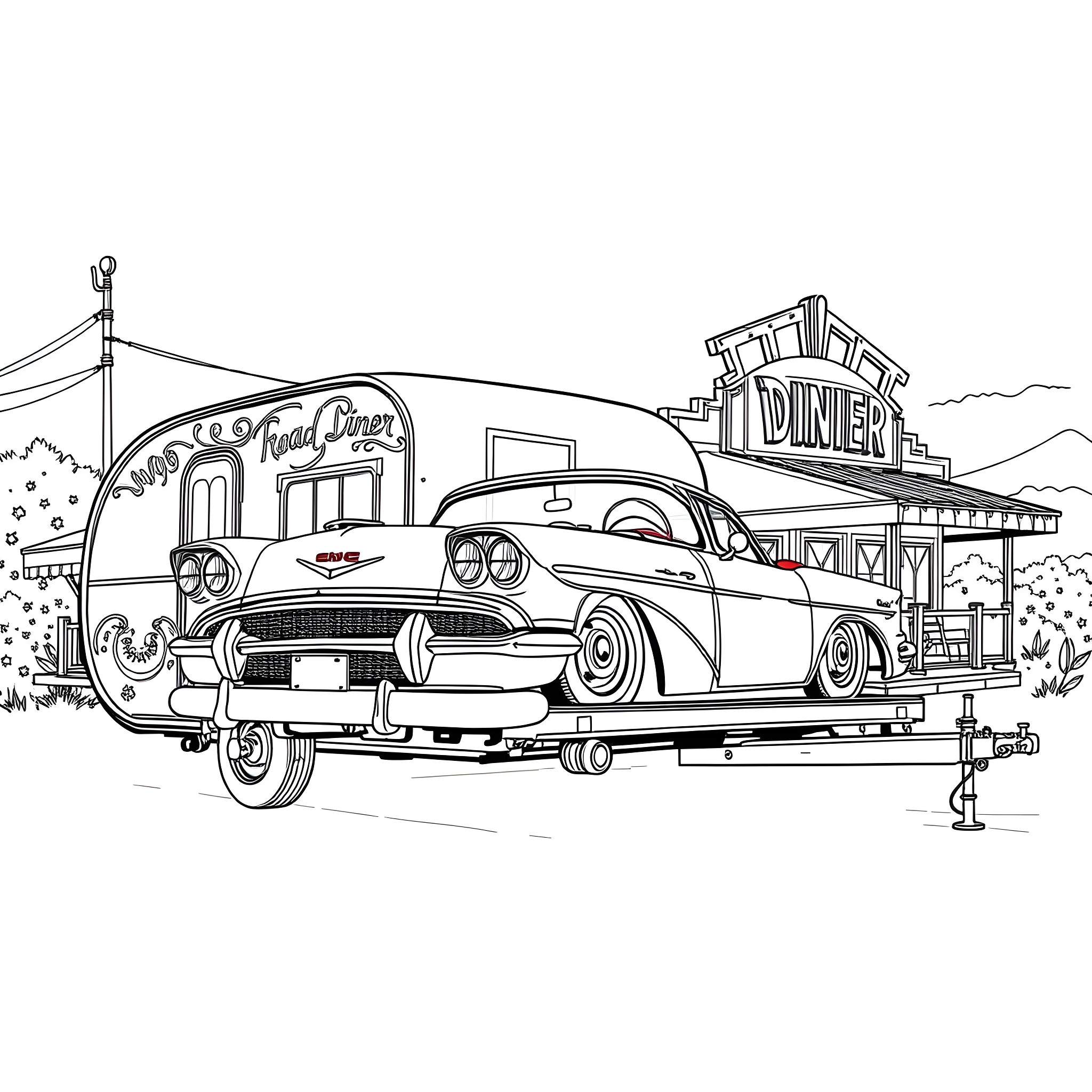 Best Car Coloring Pages (Free Printable PDF)