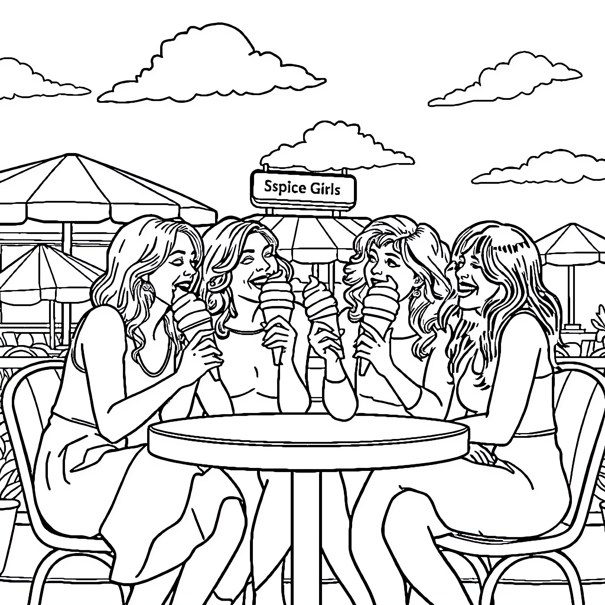 Best Spice Girls Coloring Pages (Free Printable PDF)