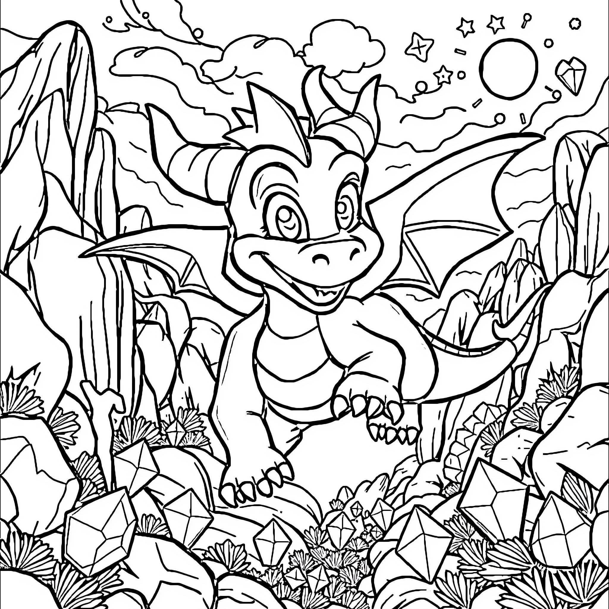 Best Spyro Coloring Pages (Free Printable PDF)