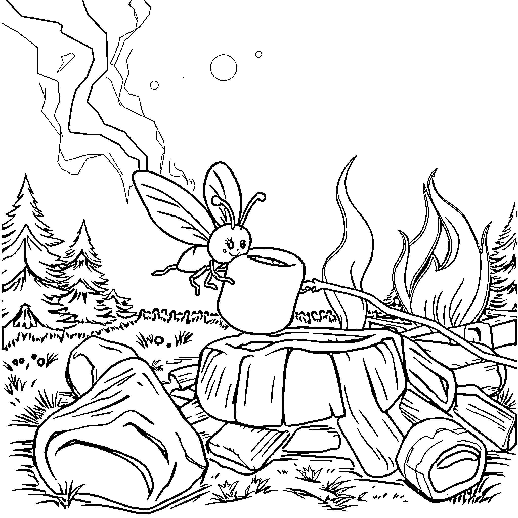 Best Lightning Bug Coloring Pages (Free Printable PDF)