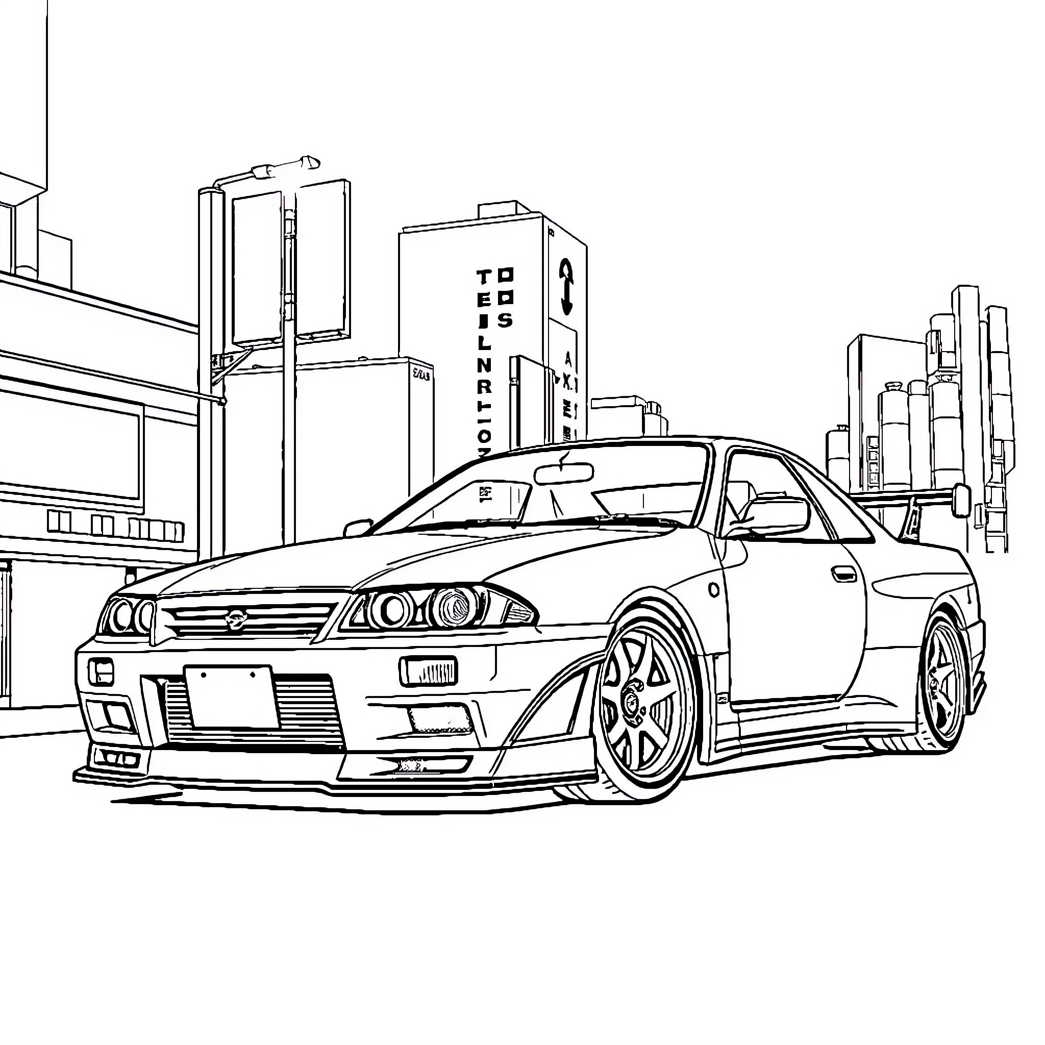Best Nissan Skyline Coloring Pages (Free Printable PDF)