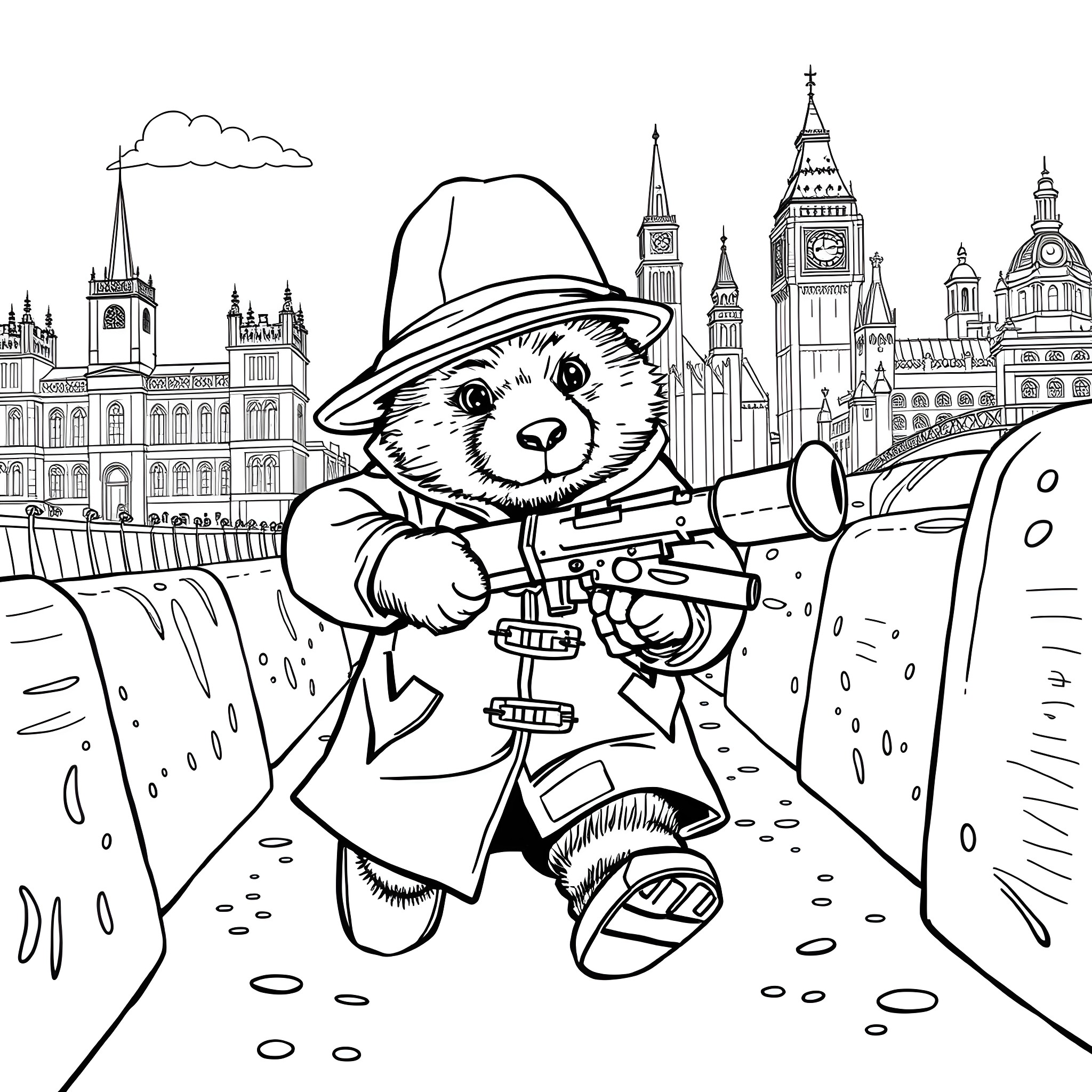 Best Paddington Bear Coloring Pages (Free Printable PDF)