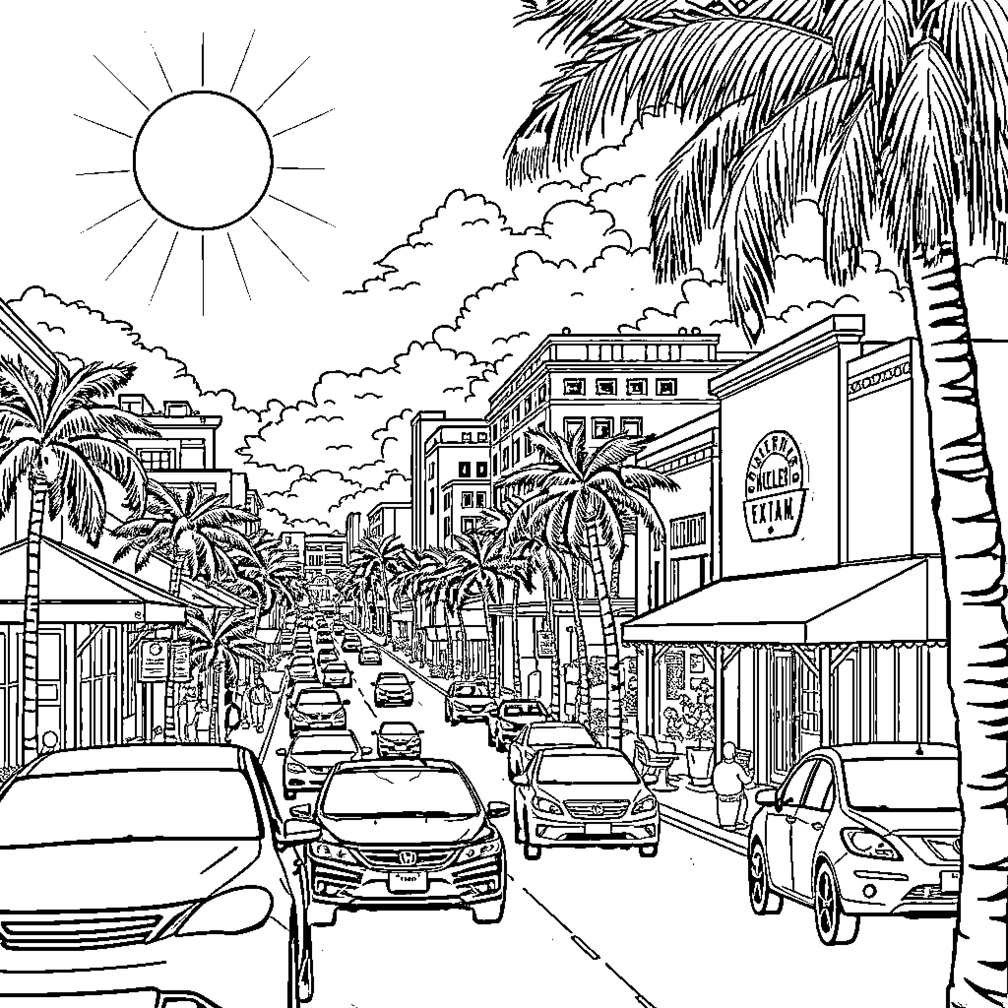 Best Single Color Coloring Pages (Free Printable PDF)