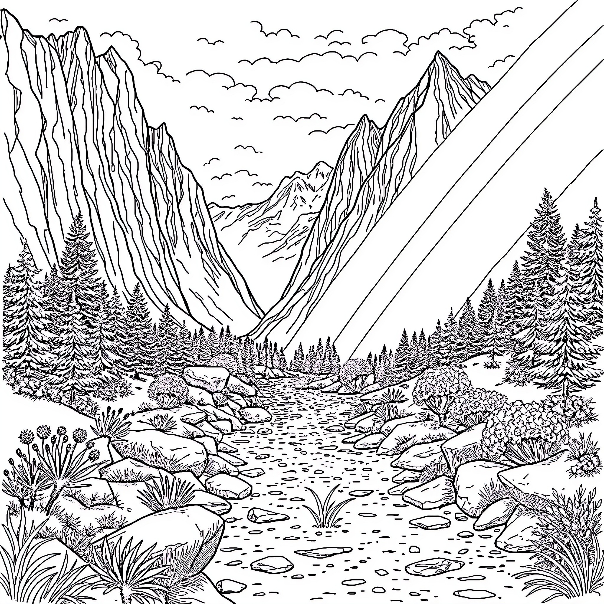 Best Rainbow Coloring Pages (Free Printable PDF)