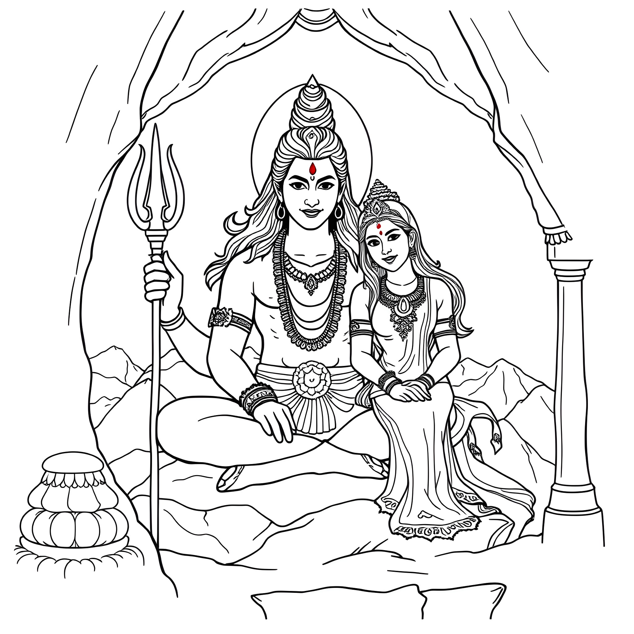 13 Best Shiva Coloring Pages (Free Printable PDFs)