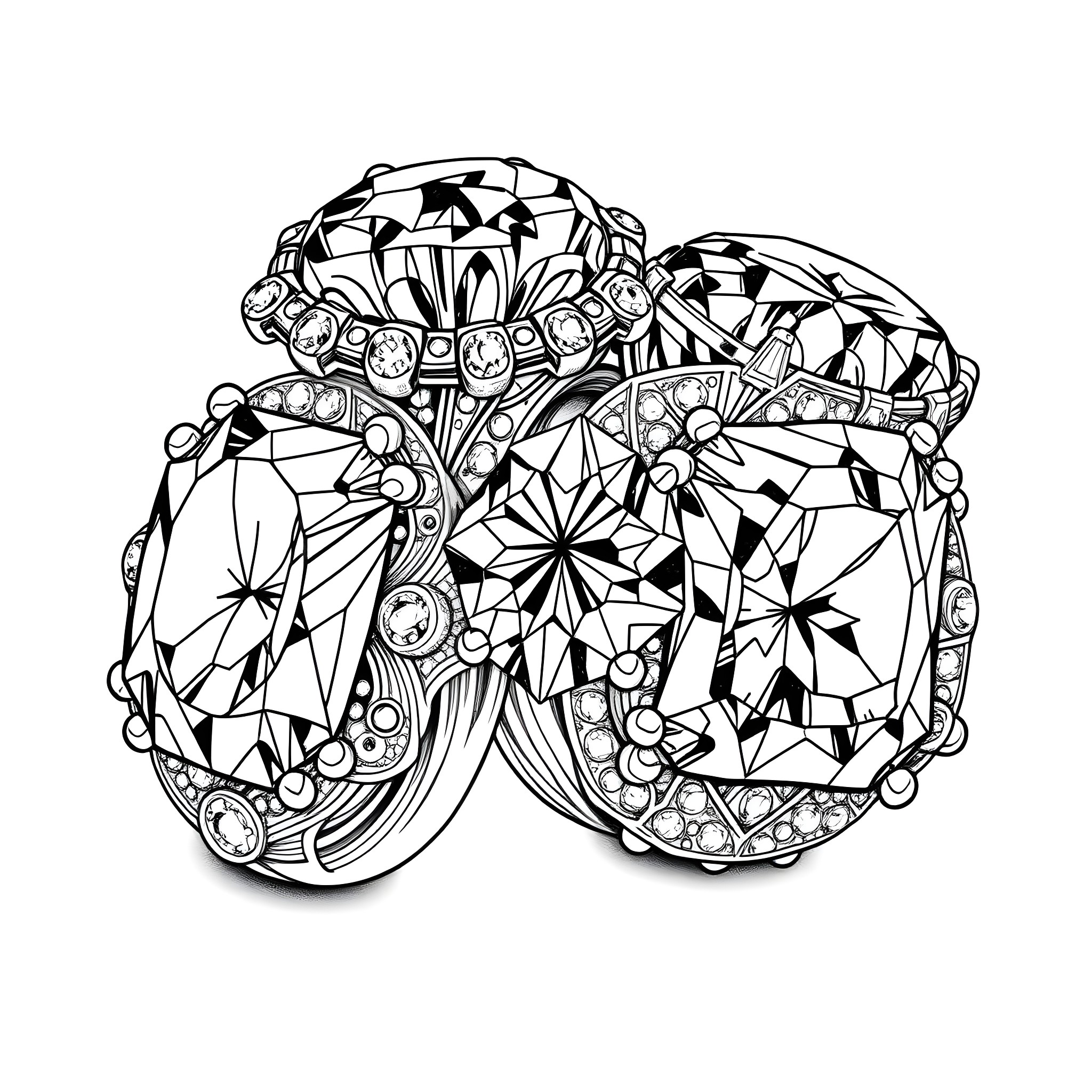 Best Gemstone Coloring Pages (Free Printable PDF)