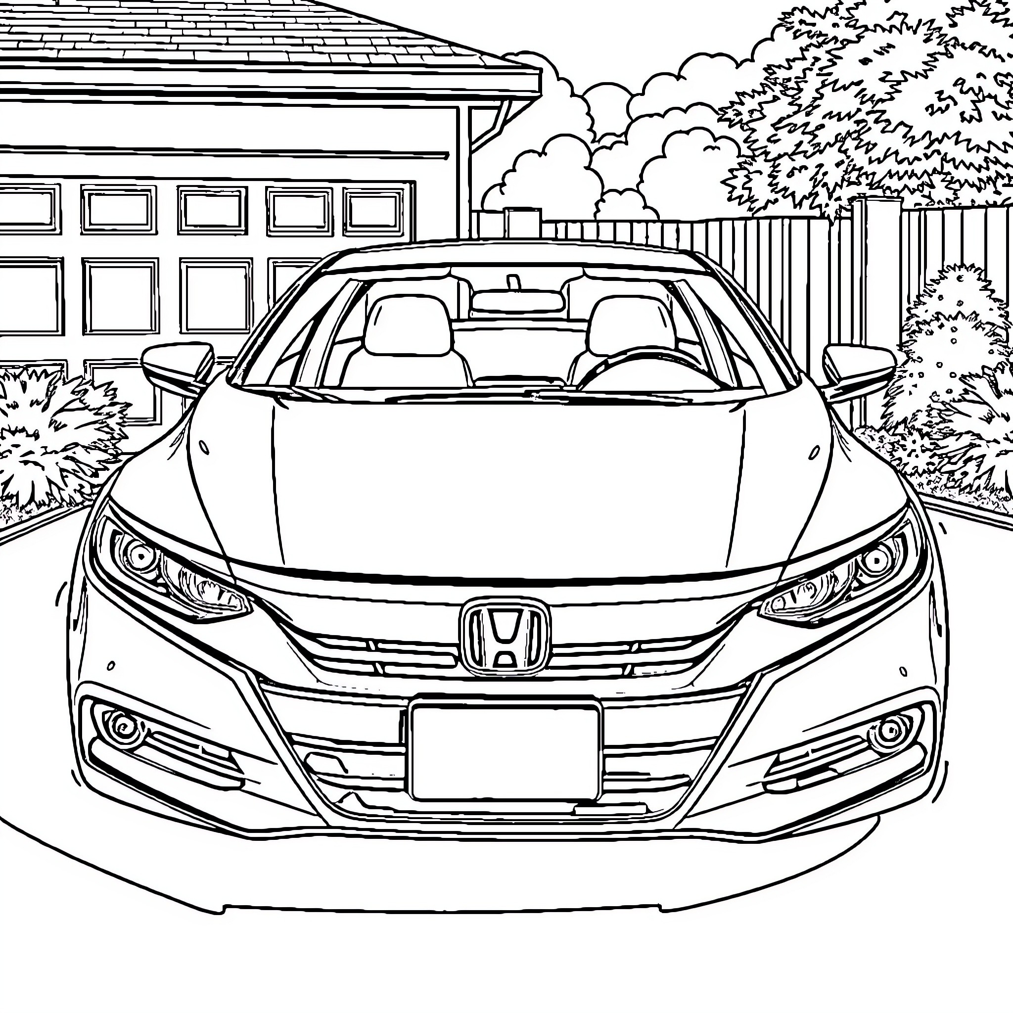Best Honda Coloring Pages (Free Printable PDF)