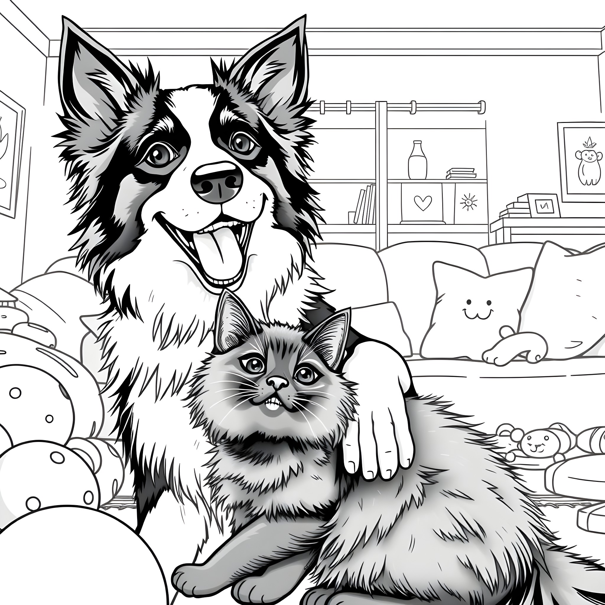 41 Best Border Collie Coloring Pages (Free Printable PDFs)