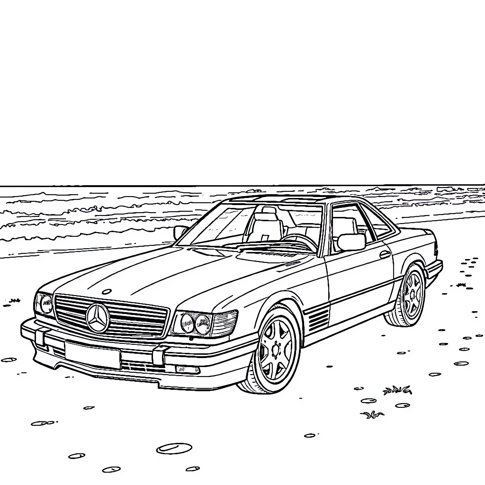 Best Mercedes Coloring Pages (Free Printable PDF)