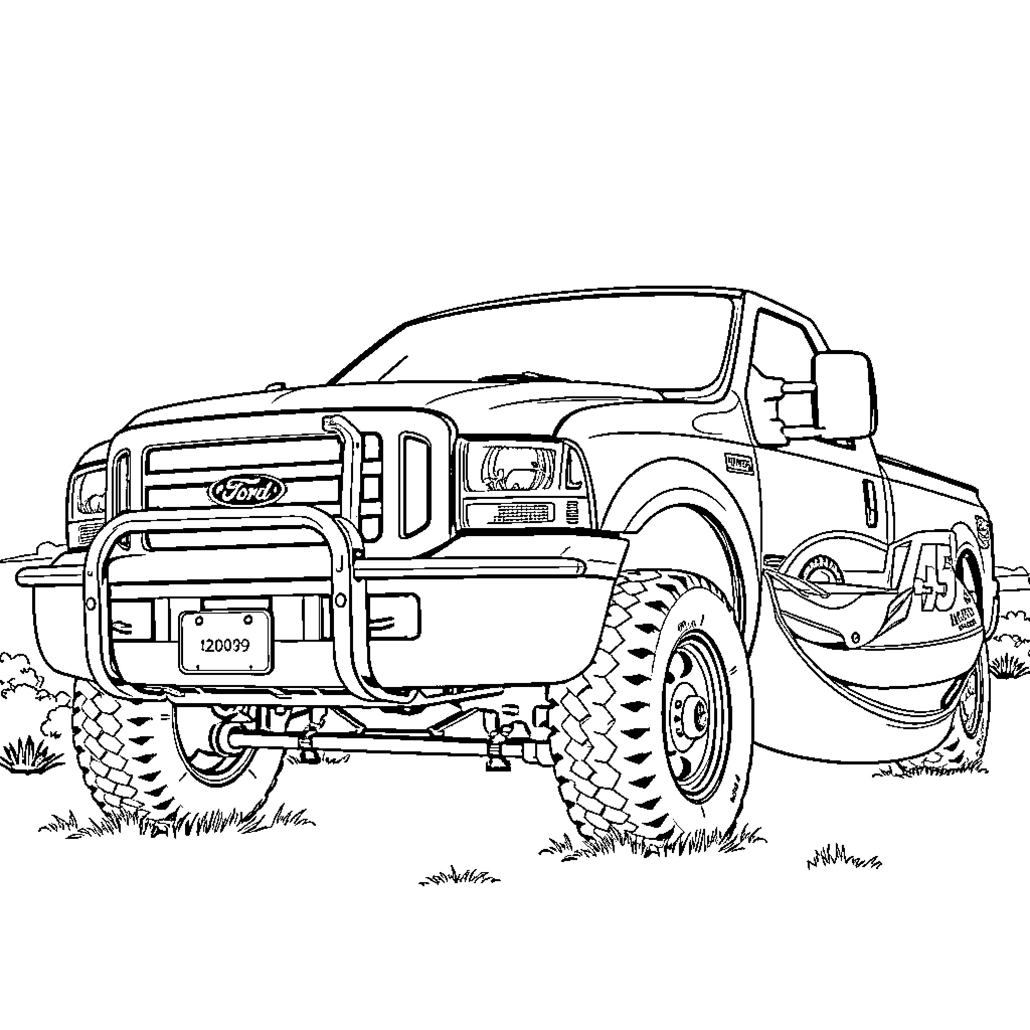Best F250 Coloring Pages (Free Printable PDF)